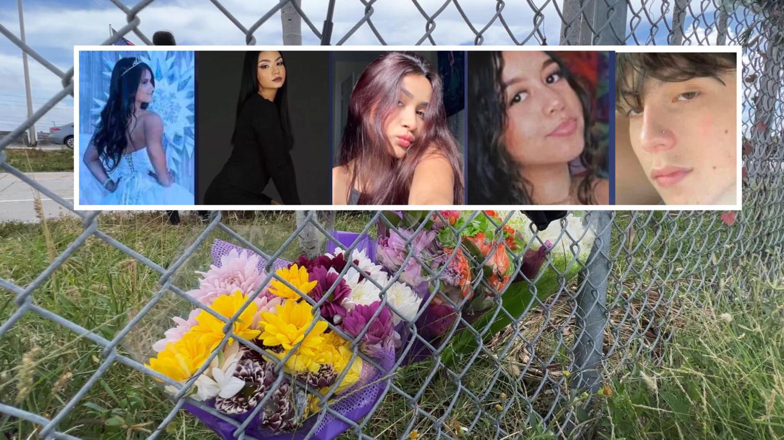 Decenas de adolescentes devastados por los 5 jóvenes muertos en el ...