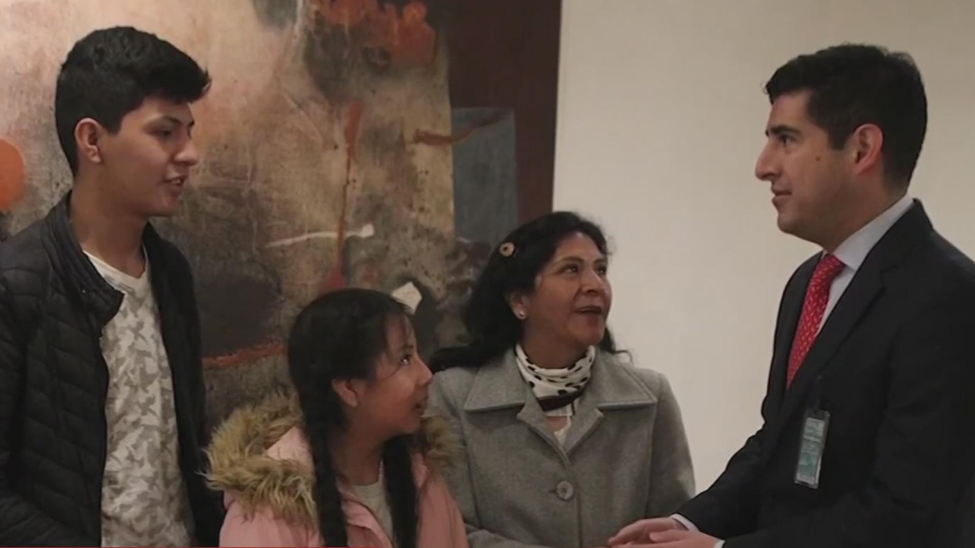 La familia del expresidente de Perú Pedro Castillo llega a México donde ...