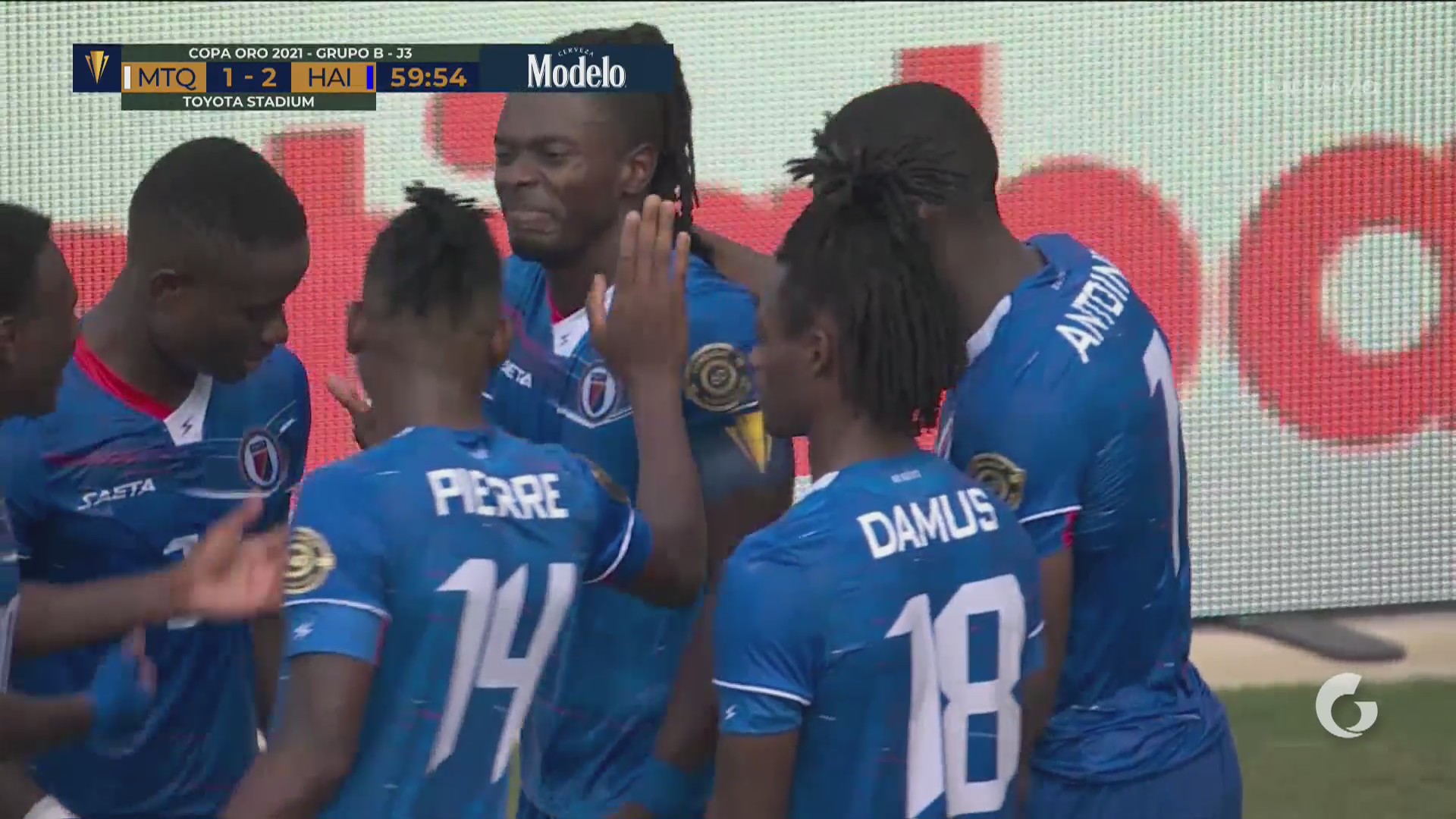 ¡A la red! Ricardo Ade cobra y un desvío pone el 2-1 para Haití ...