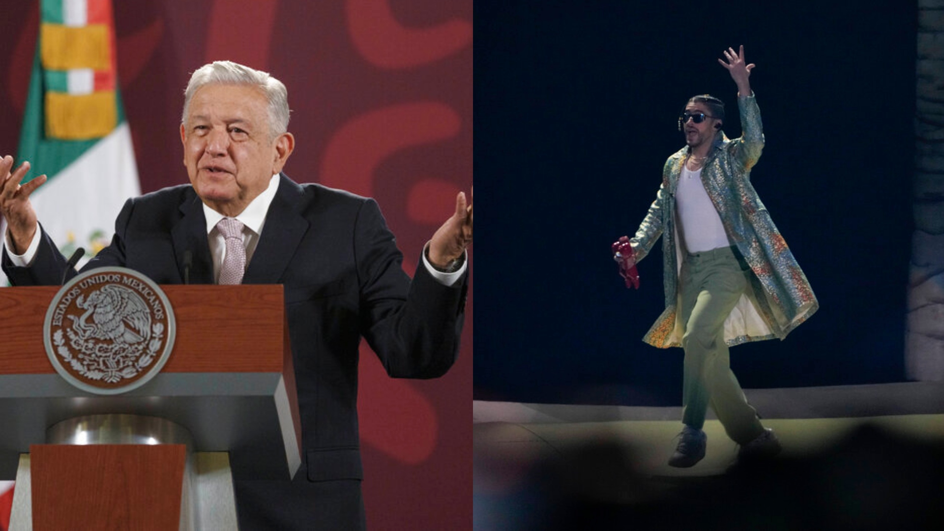 AMLO pide a Bad Bunny cantar gratis en el Zócalo de la Ciudad de México ...