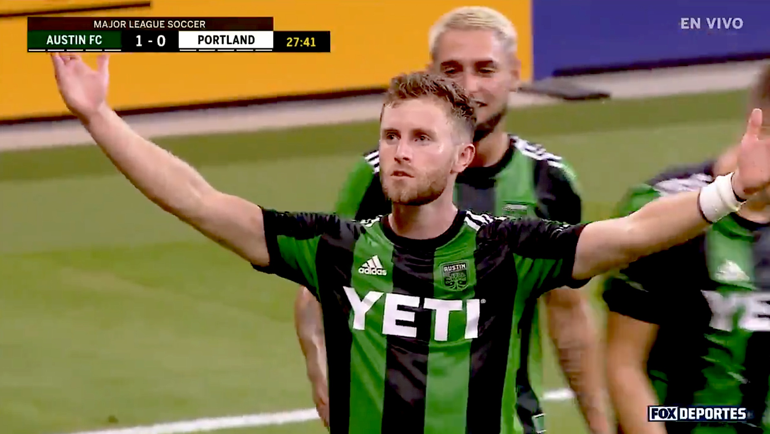 Por primera vez se canta gol en el Q2 Stadium, Jon Gallagher adelanta a ...