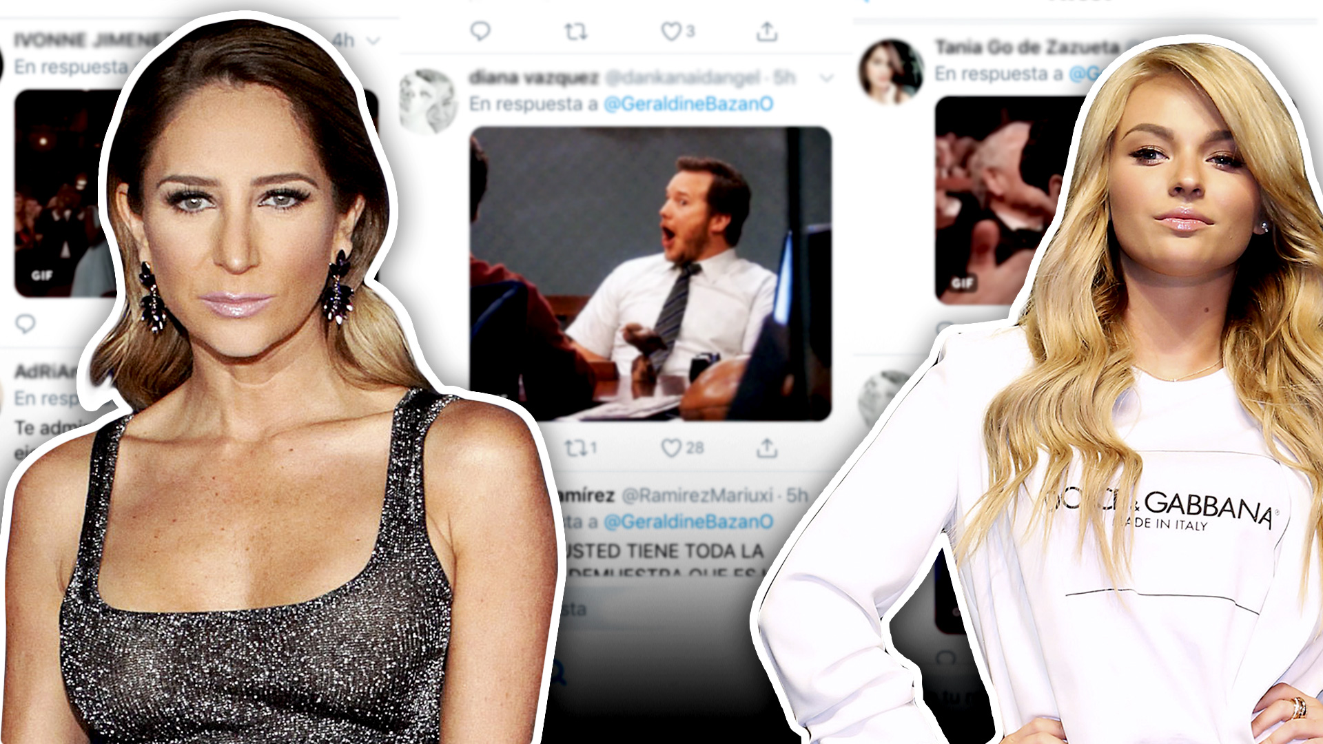 ¡Booooom! Geraldine Bazán saca las garras contra Irina Baeva en Twitter ...