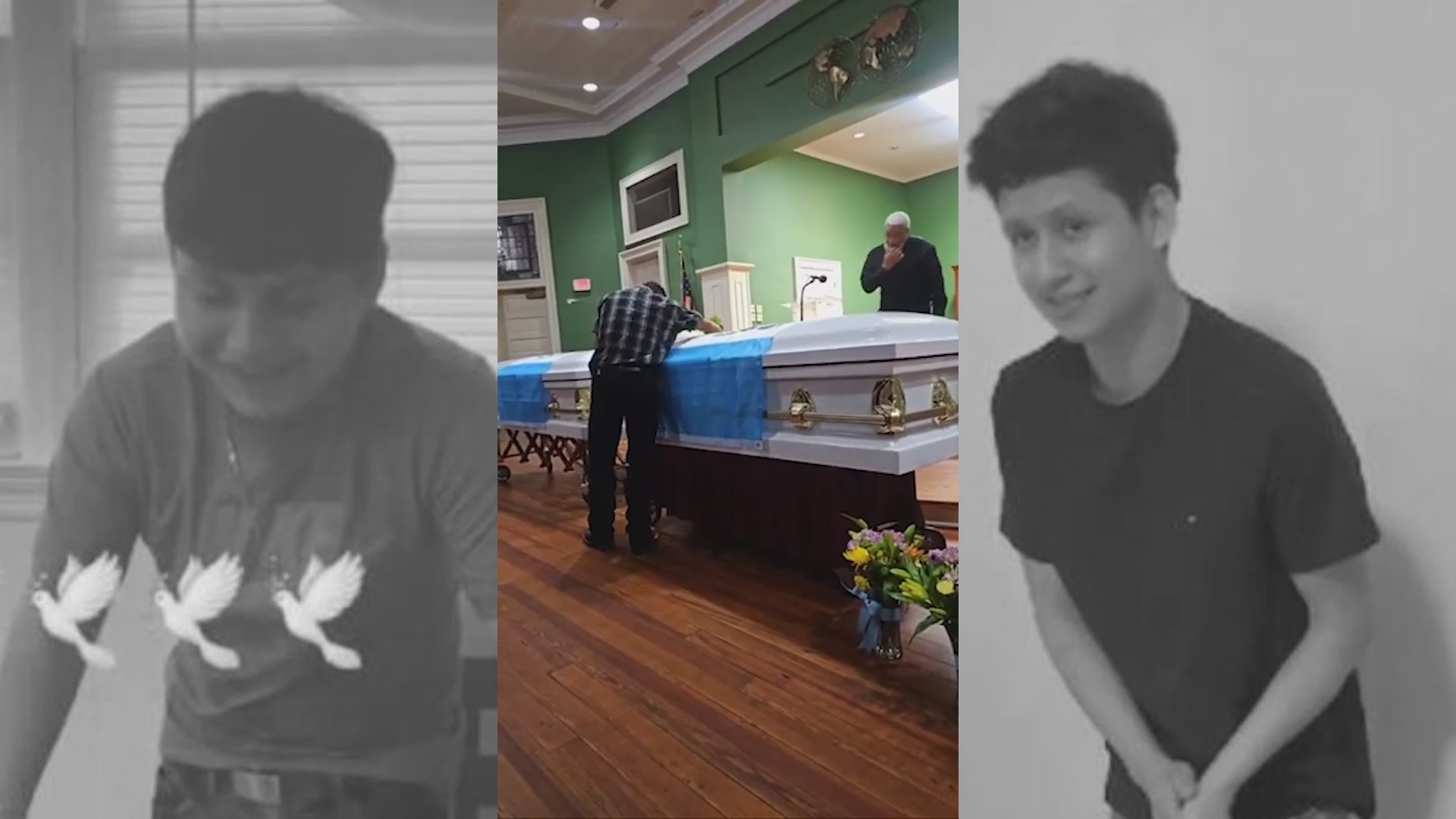 Familia da el último adiós a Dayner López Ramírez y Jerry Ramírez, primos ahogados en un río en ...