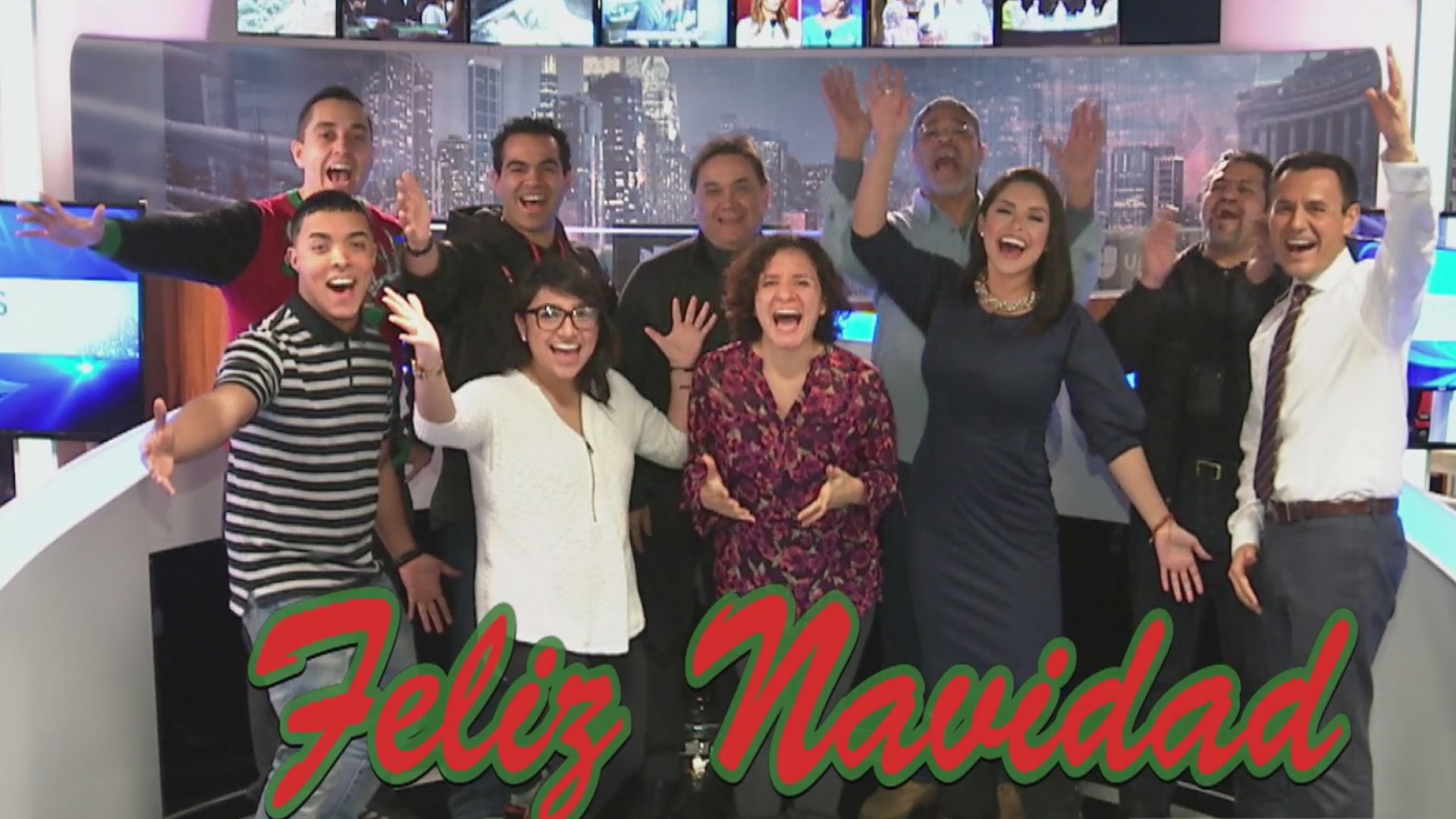 El equipo de Univision Chicago le desea una feliz Navidad | Video ...