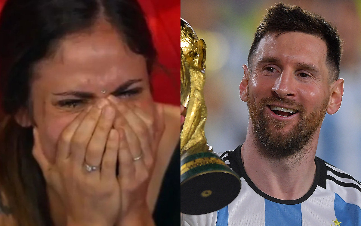 Aficionados conmueven a Messi hasta las lágrimas y redes enloquecen ...