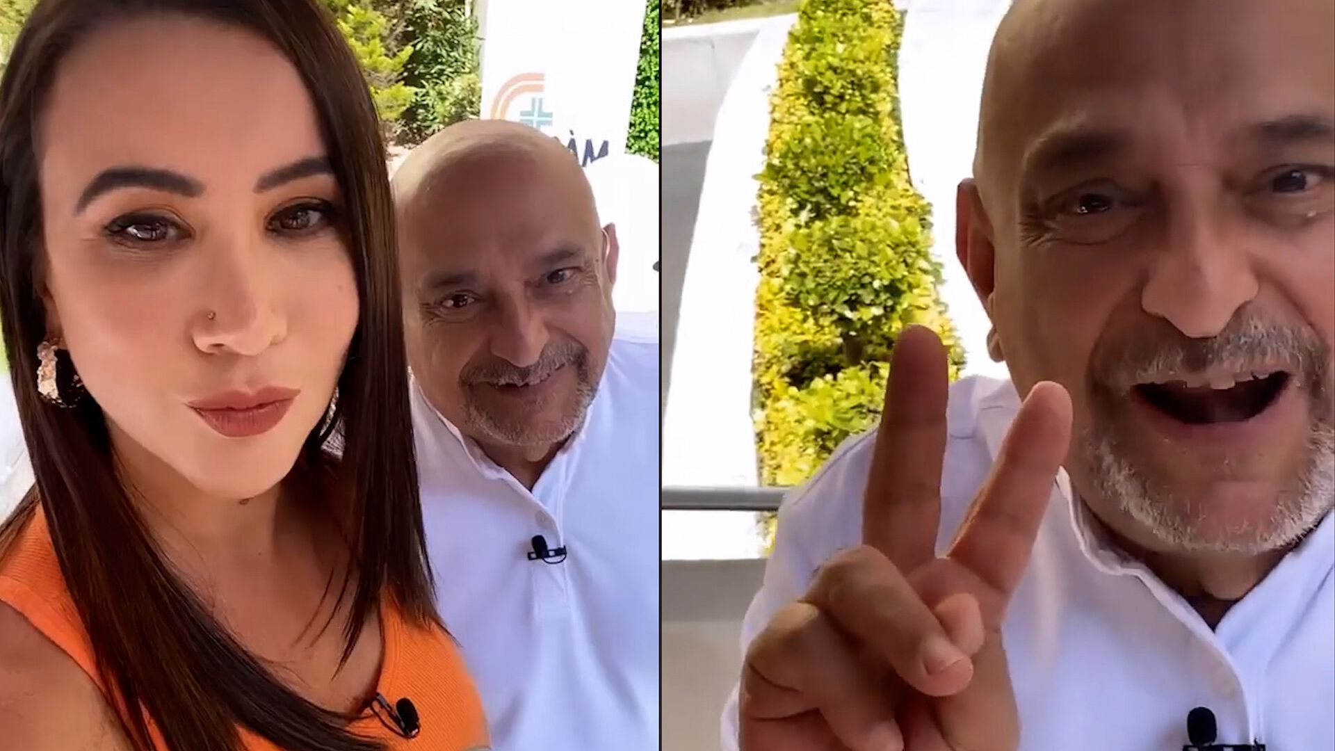 Mariazel tiene encuentro divertido con actor de 'La risa en vacaciones ...