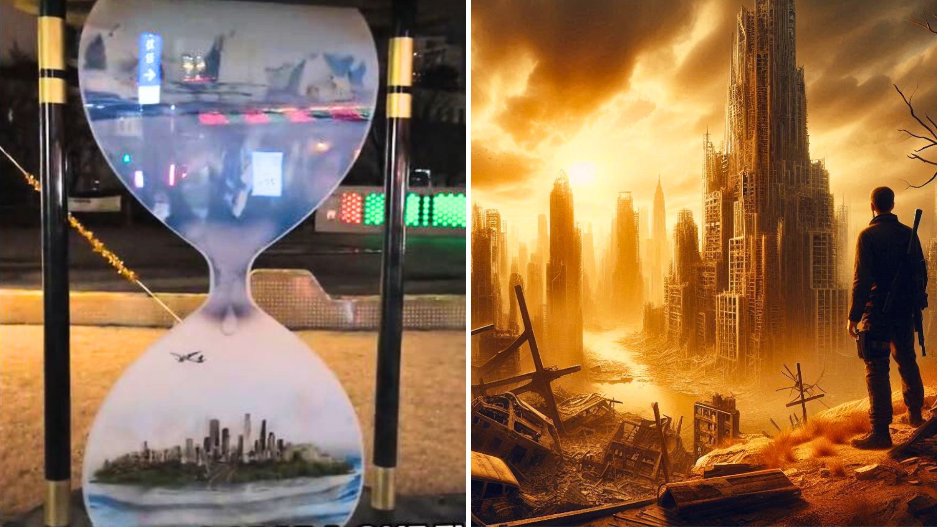 El reloj que marcha la fecha y la hora en que se acabará el mundo está ...