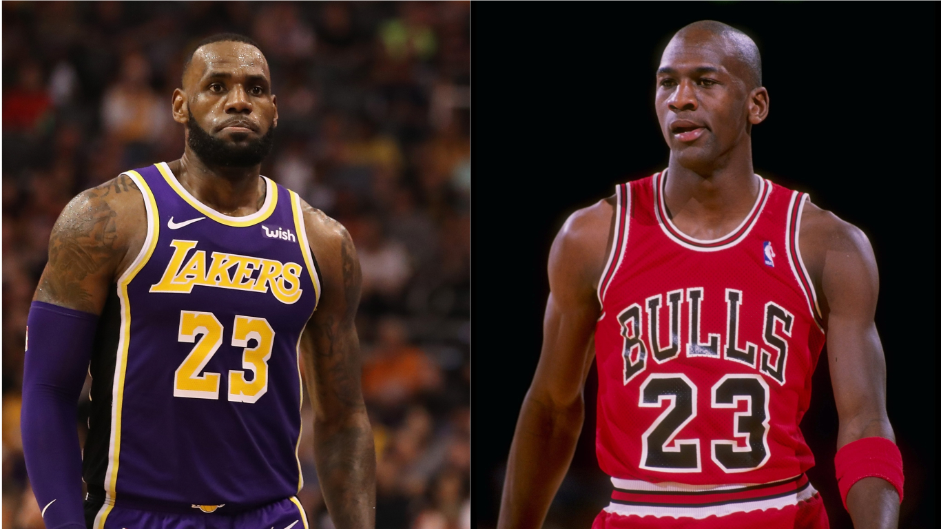 LeBron y Jordan ‘se retan’ mutuamente para ver quién es el mejor de ...