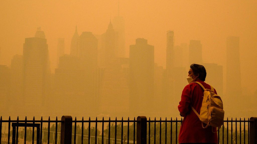 Humo tóxico en Estados Unidos: Nueva York, Philadelphia y Washington DC ...