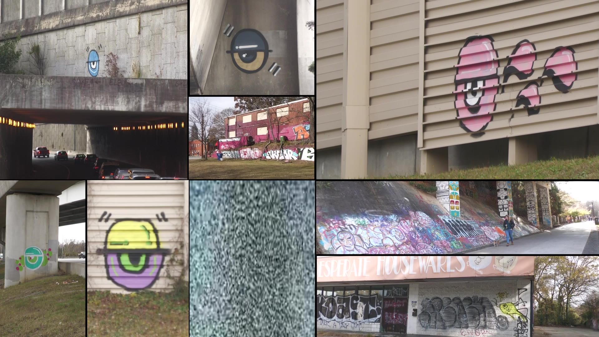 El famoso ojo de Atlanta: esto es lo que se sabe sobre estos grafittis ...