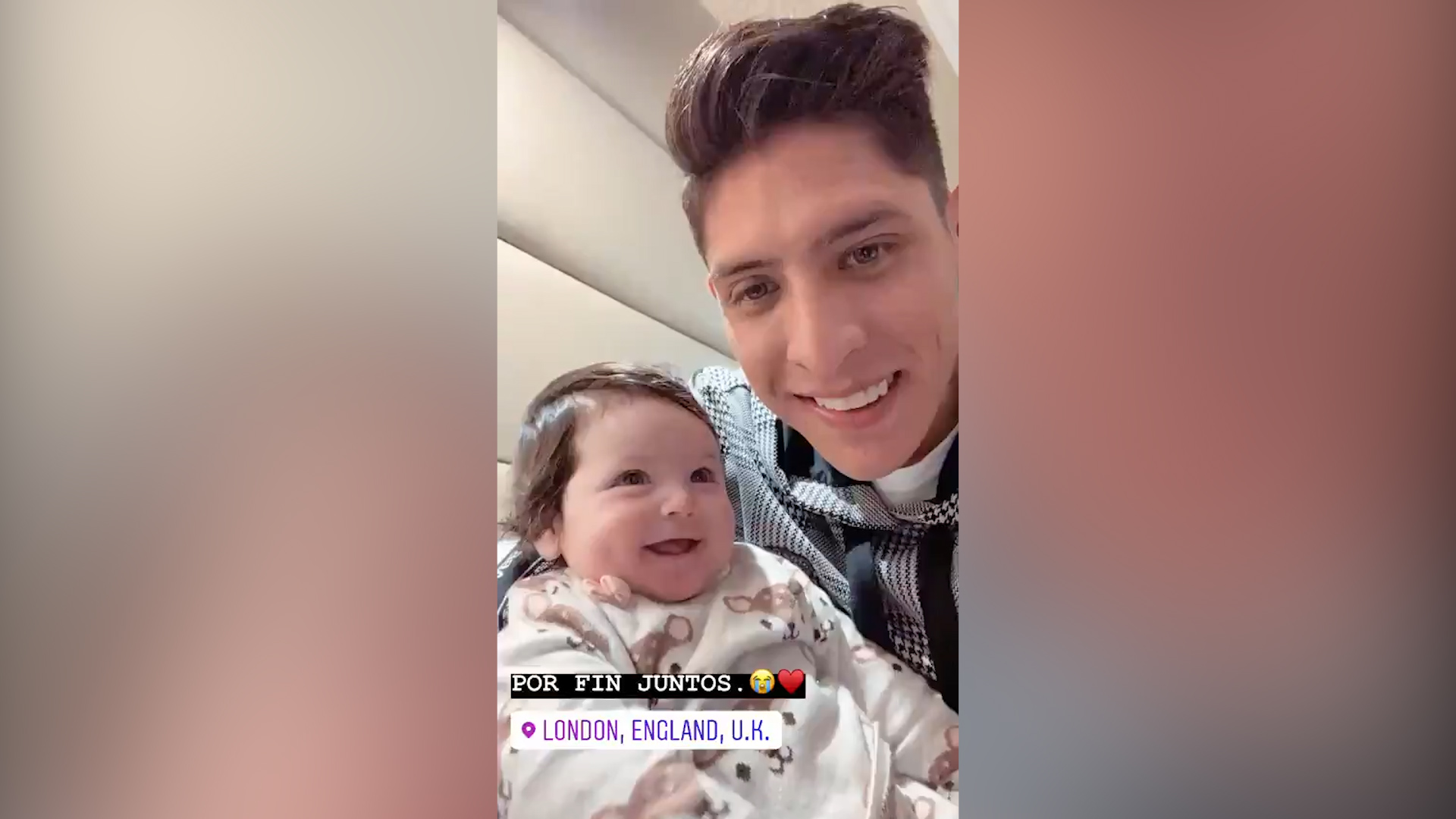 Edson Álvarez pasó el día de San Valentín con su hija en Londres ...