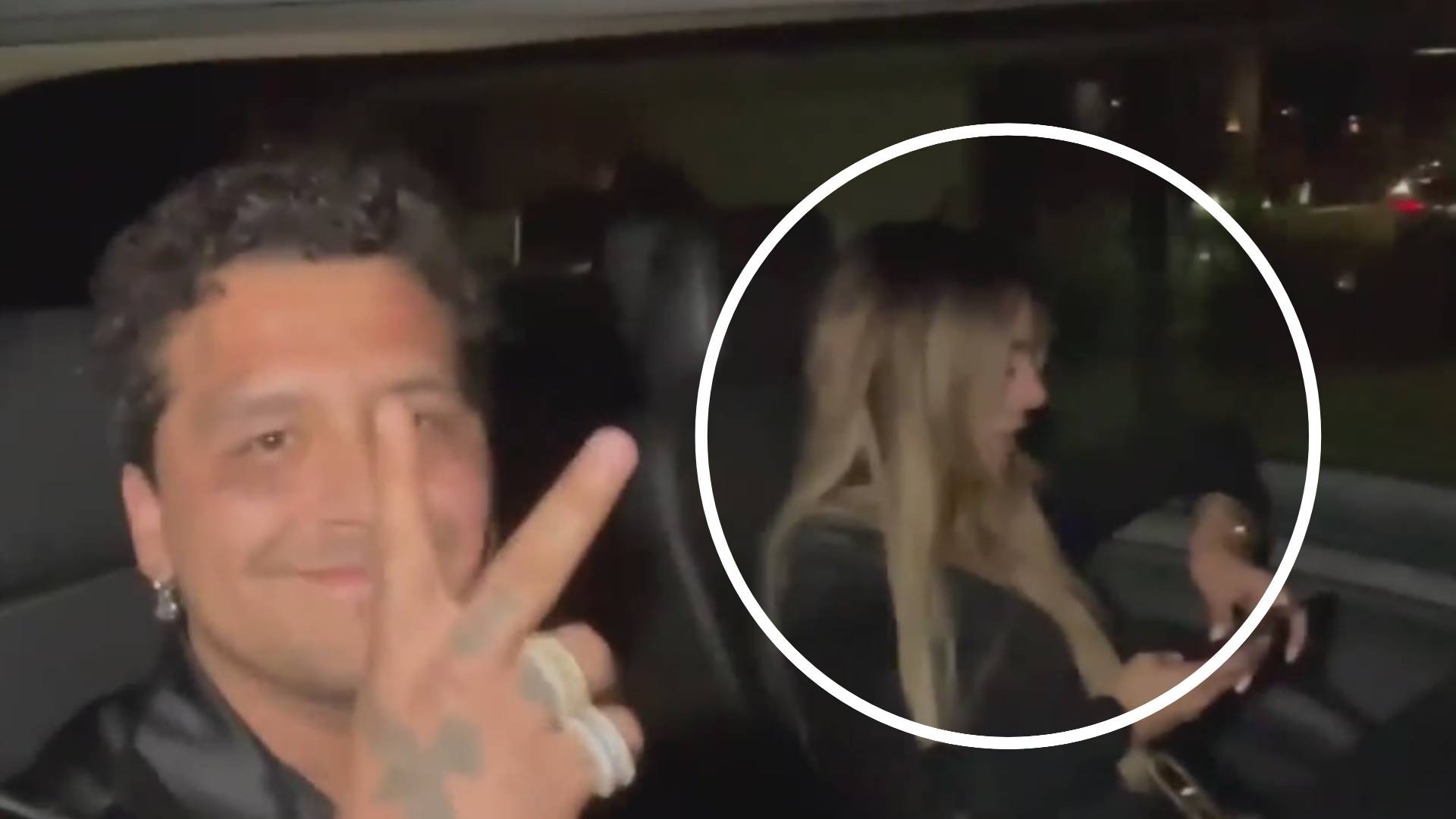 Christian Nodal es sorprendido con una mujer rubia y genera ...