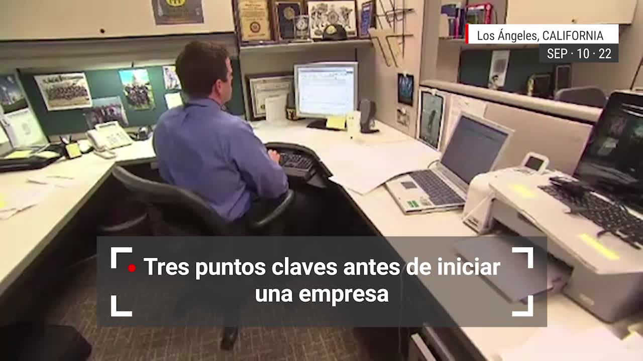 Tres puntos claves antes de iniciar una empresa, según experto | Video ...