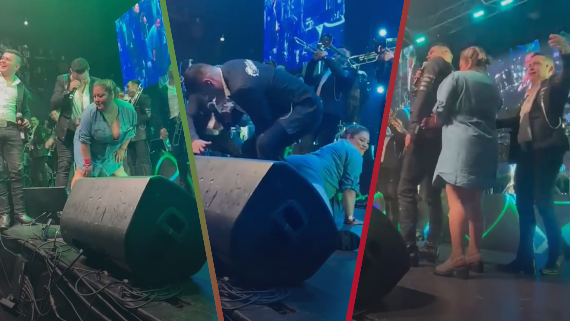 Carla Medrano y El Pelón se vuelven locos al ver cómo una fan cachondeó ...