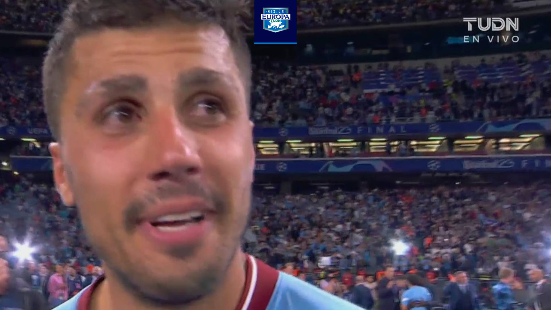 Rodri: “Es impresionante, estuve horrible todo el primer tiempo" | TUDN ...