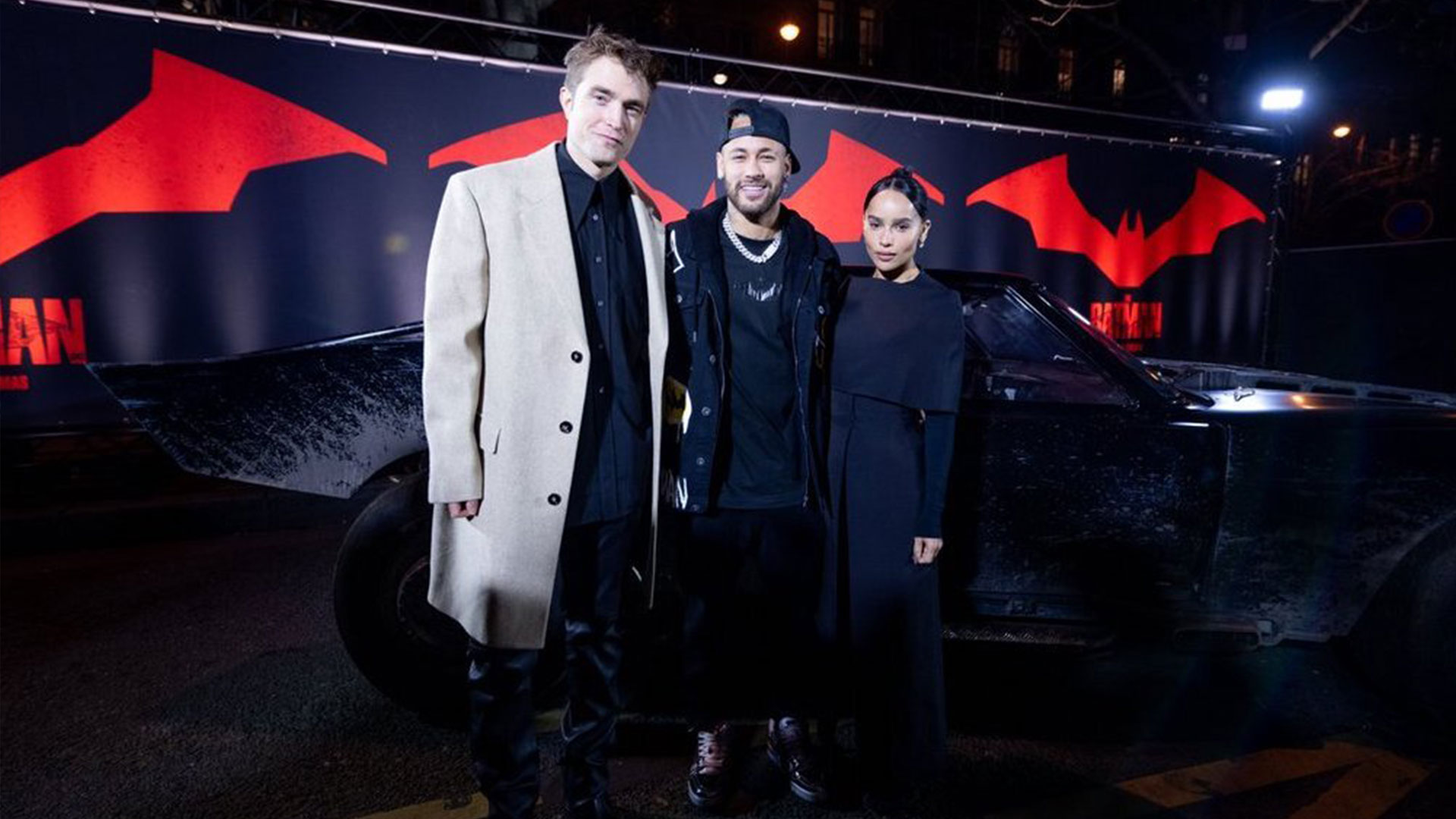 Neymar se reunió con los protagonistas de la cinta 'The Batman' | TUDN ...