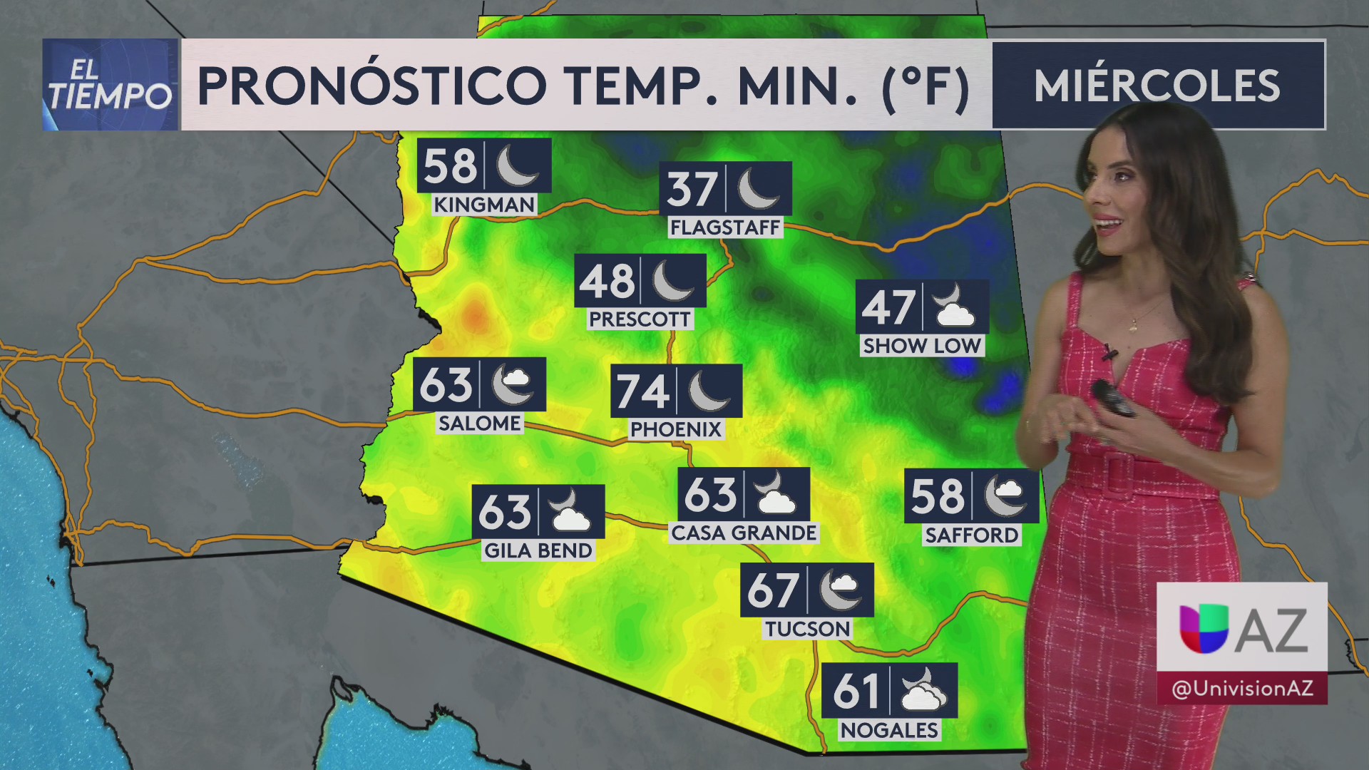 Dos sistemas provocan frío al norte de Arizona y calor en el resto del ...