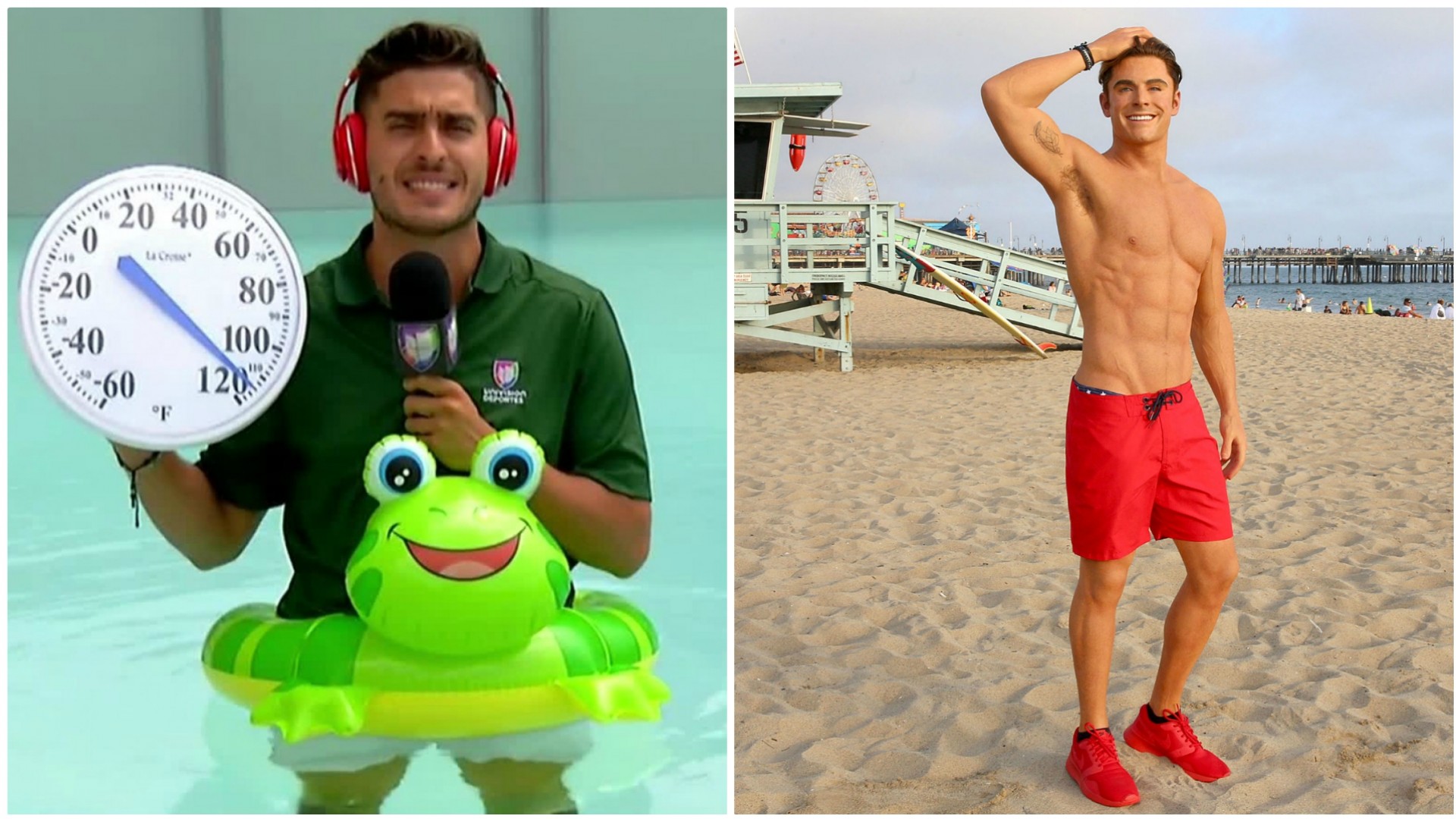 Rodolfo Landeros dio su reporte desde una piscina, ¿es el nuevo Zac ...