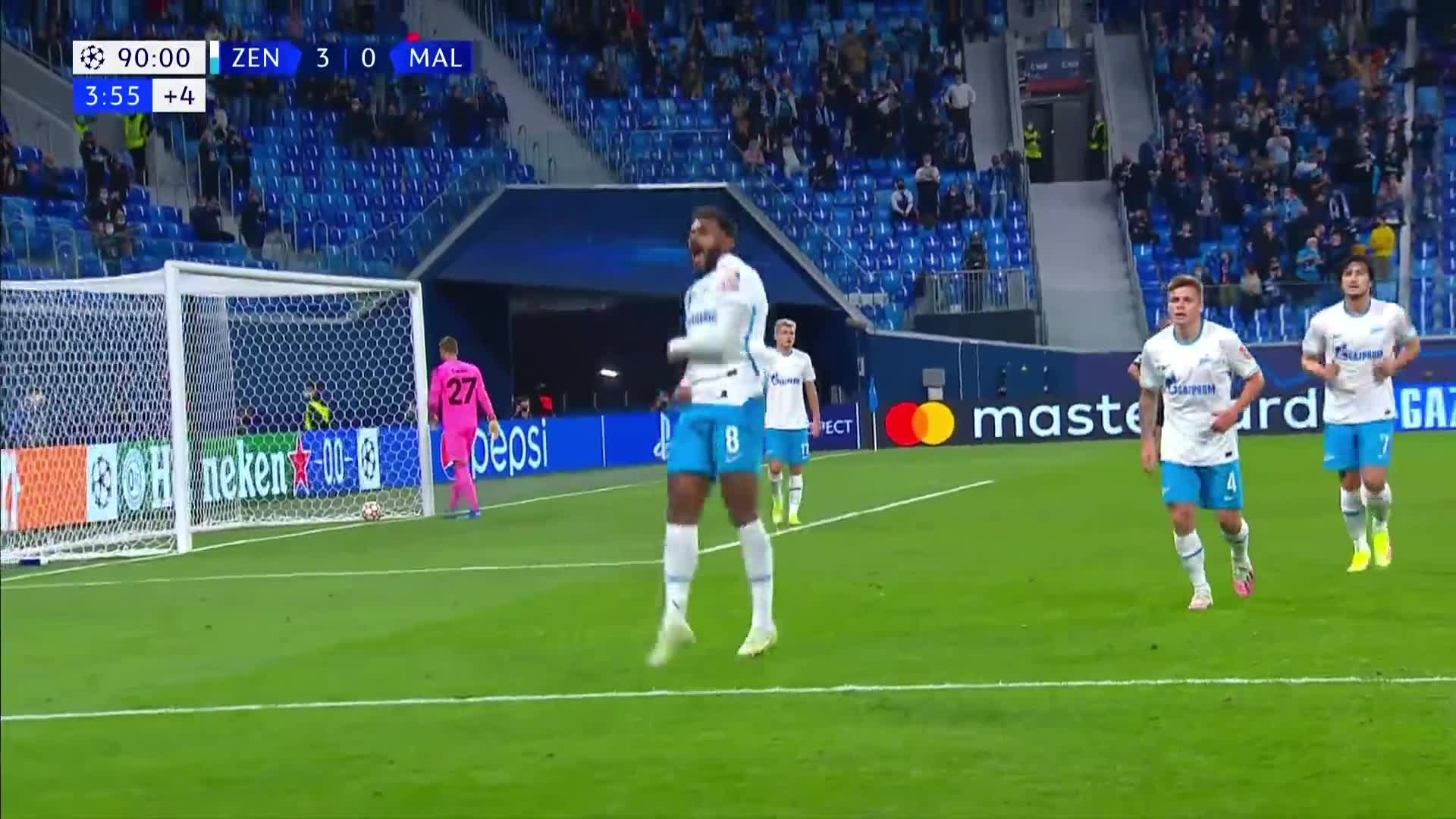 ¡GOL! anota para Zenit St Petersburg. Marcus Wendel Valle da Silva ...