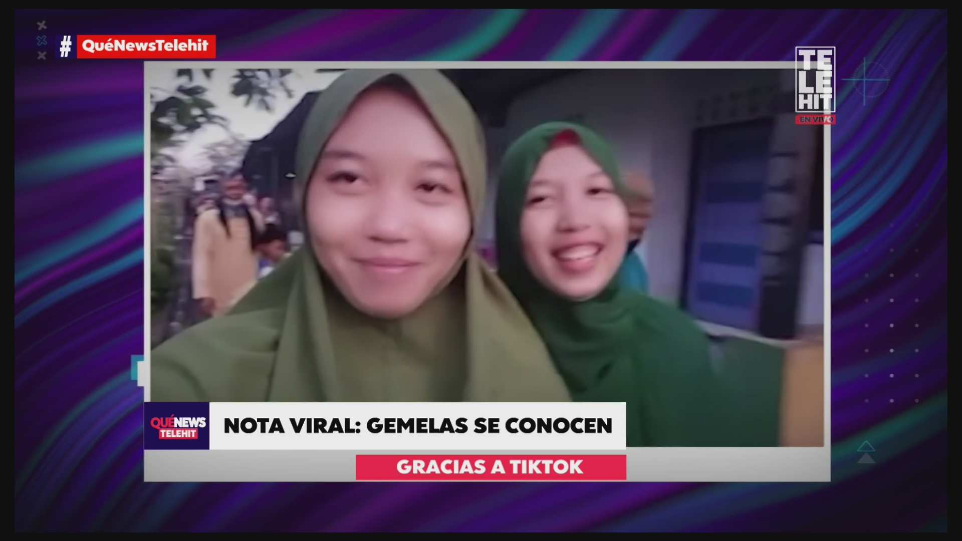 Separadas al nacer y unidas por Internet: Gemelas se conocen gracias a TikTok | Shows Telehit ...