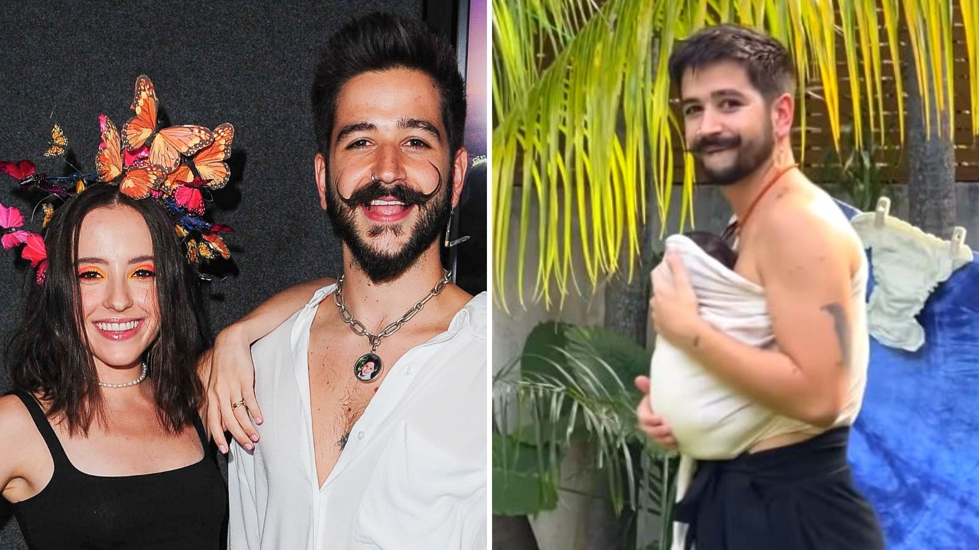 Camilo shared on Instagram the first international trip with his baby ...