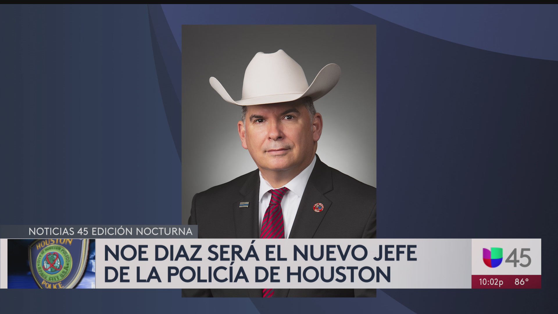 Alcalde John Whitmire nombra a J. Noe Diaz como nuevo Jefe del Departamento de Policía de ...