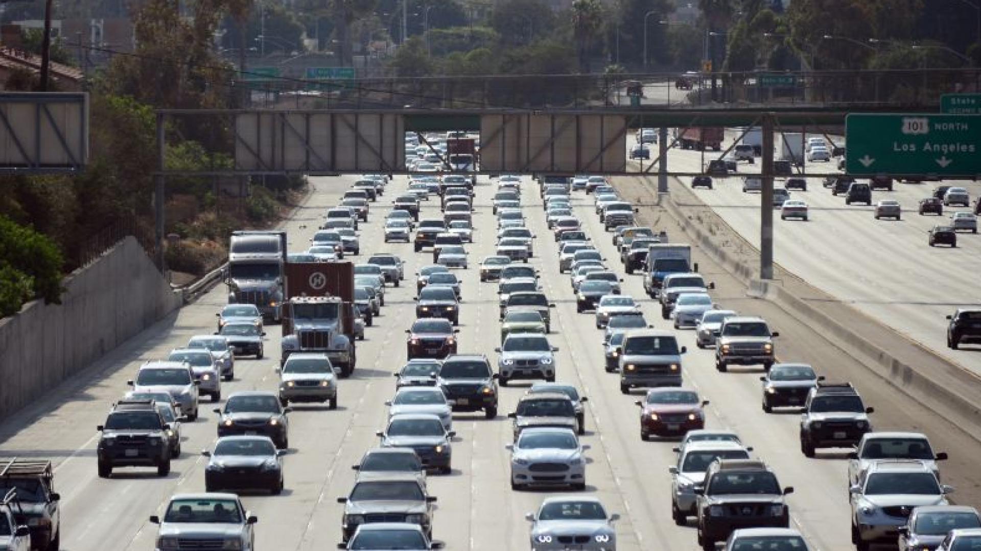 Así está el trafico vehicular en Los Angeles este martes | Video ...
