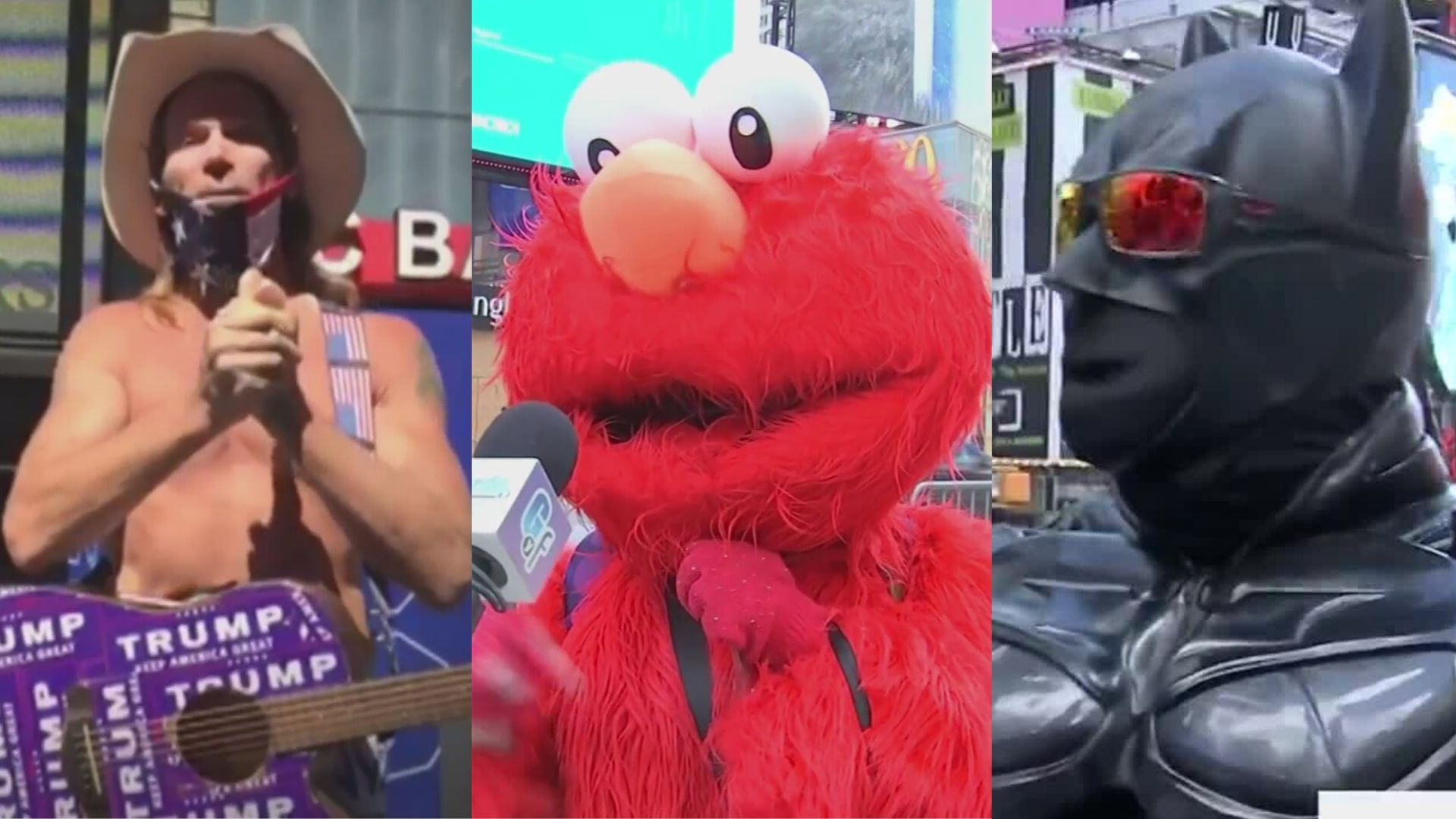 Elmo, Batman y el 'vaquero desnudo' regresan a Times Square con ...