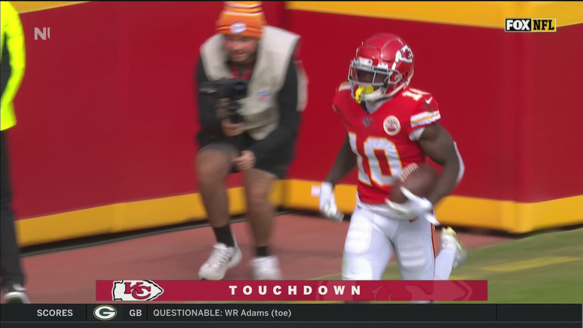 ¡Atrapadón de Tyreek Hill para un touchdown de 40 yardas! | TUDN ...