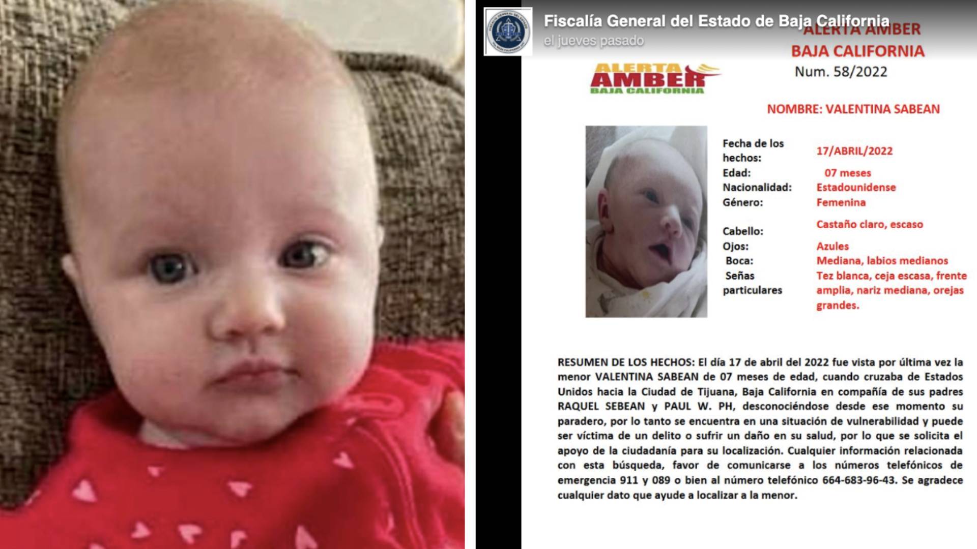 Familia viaja a Tijuana, la madre Raquel Sabean aparece muerta, su bebé ...