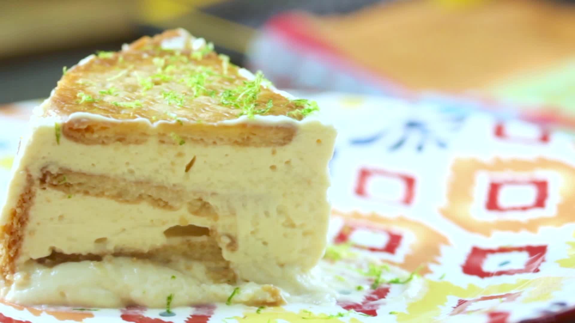 Pastel frío con galletas María y queso crema | Delicioso | Univision