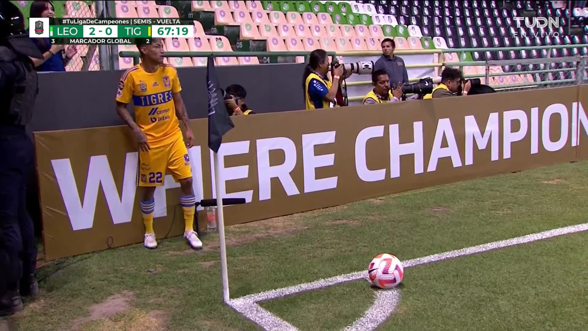 ¡GOL! anota para Tigres. Raymundo Fulgencio | TUDN CONCACAF Champions ...