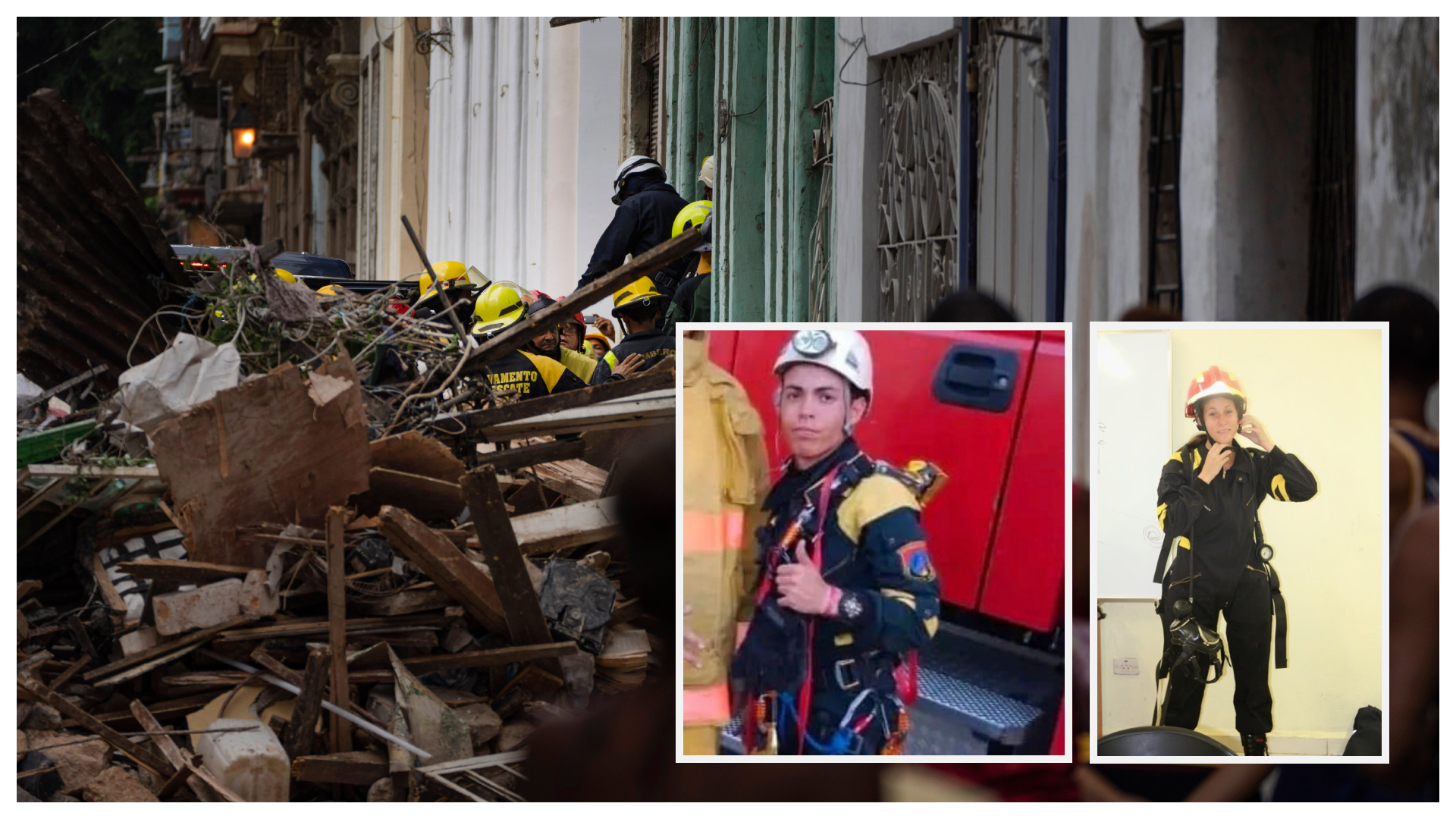 Muere una rescatista en derrumbe de edificio en La Habana Vieja: hay varios heridos | Univision ...