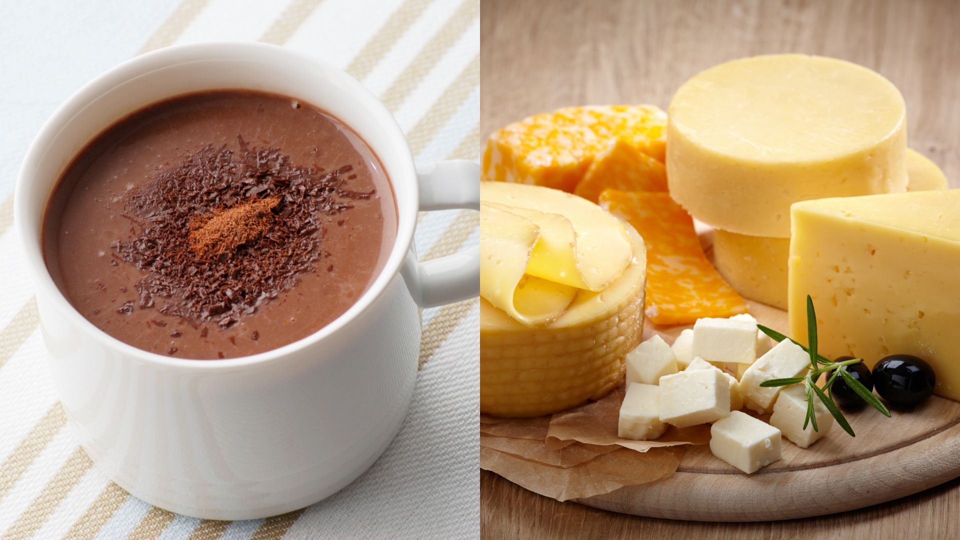 Combinación extraña pero deliciosa: chocolate caliente y queso ...