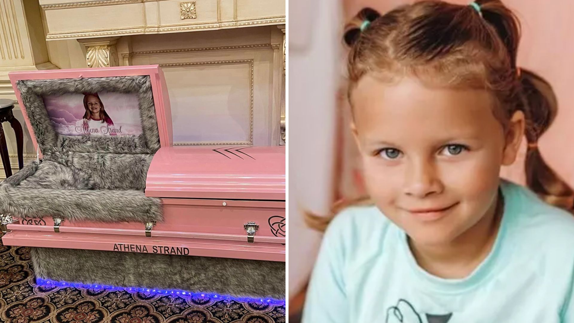 Secuestro y asesinato de Athena Strand: Su familia la despide en un ...