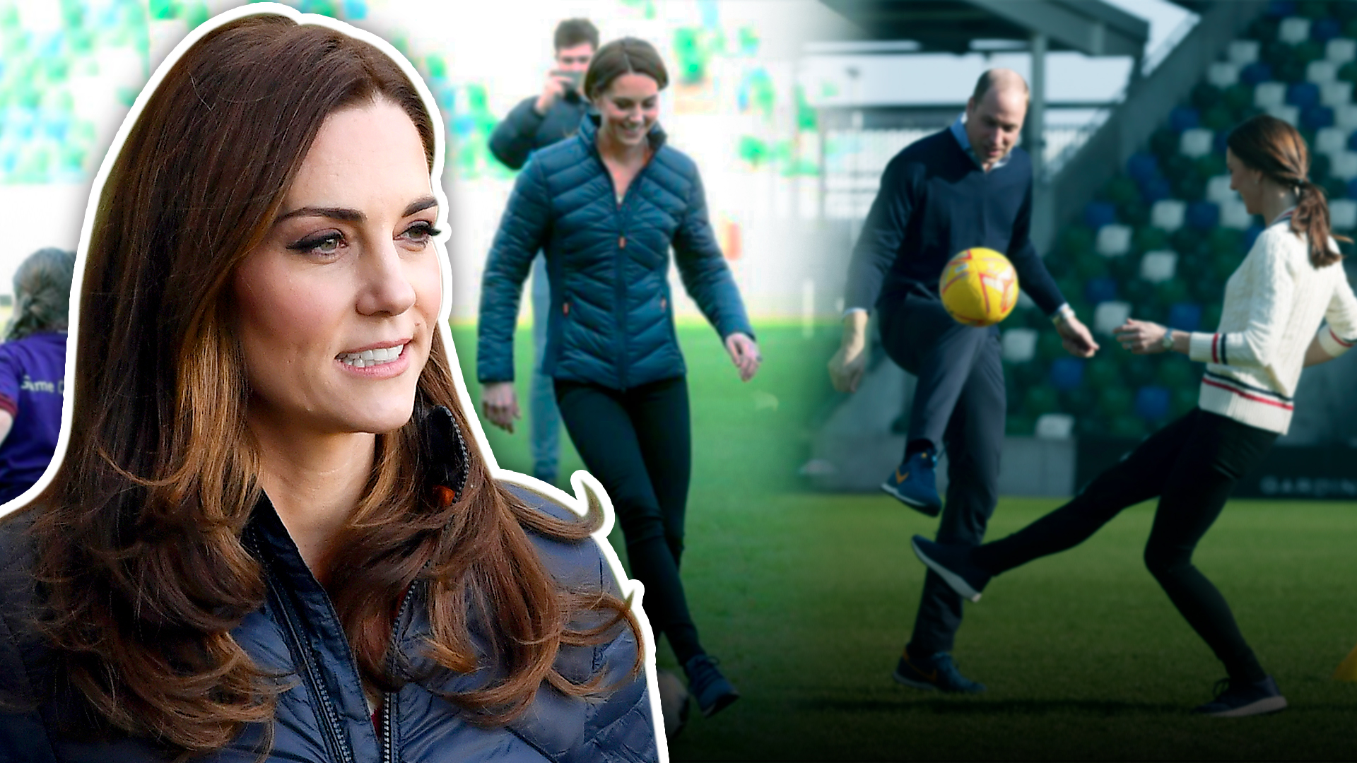 En fotos: Kate Middleton sorprende con sus habilidades para el fútbol ...