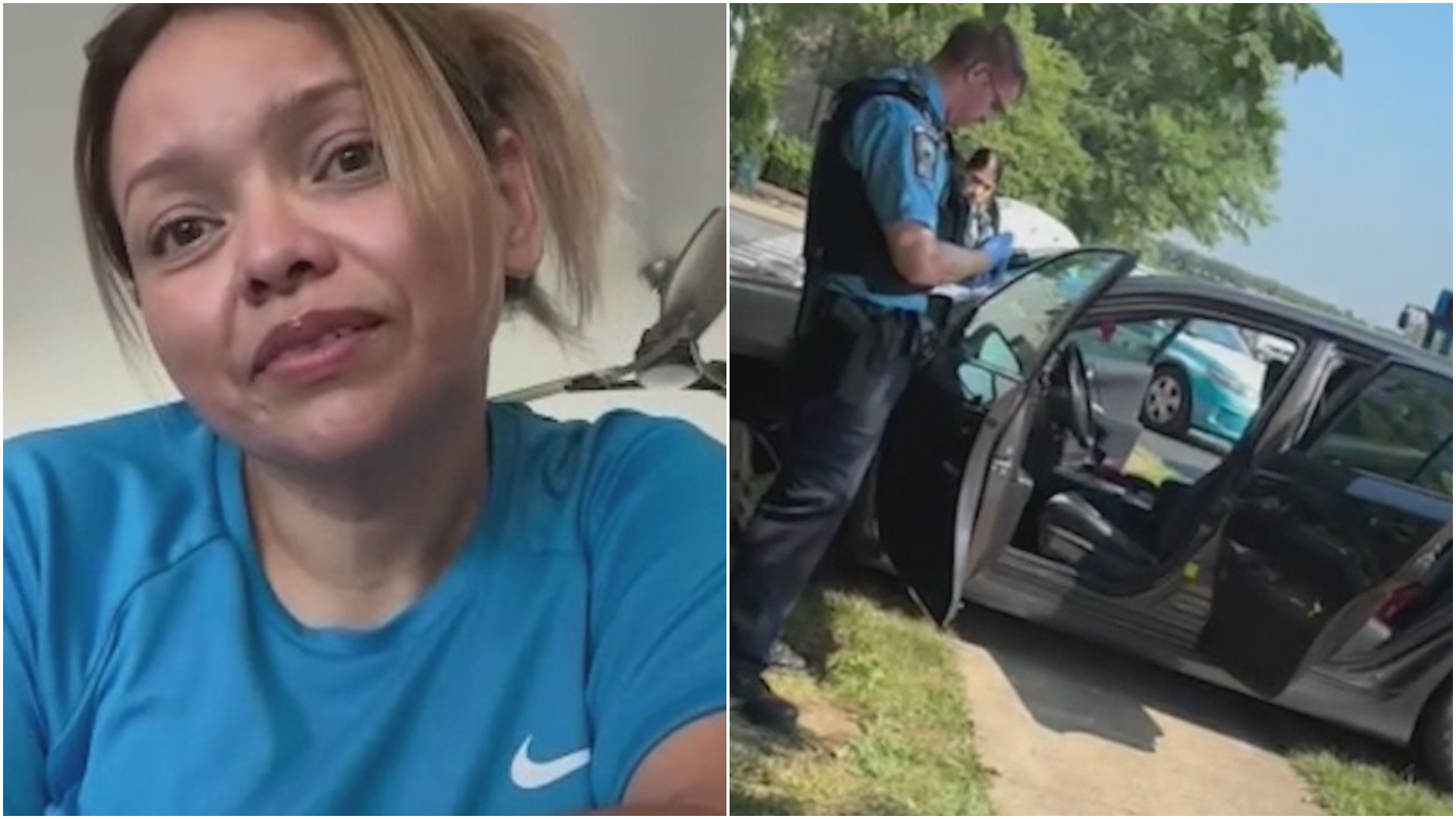 Hispana Juana Medrano ve pasar el auto que le robaron y decide seguirlo ...