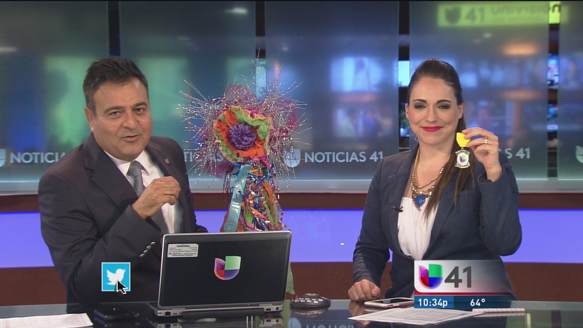 ¡Univision 41, lista para celebrar en Fiesta SA! | Video | Univision 41 ...