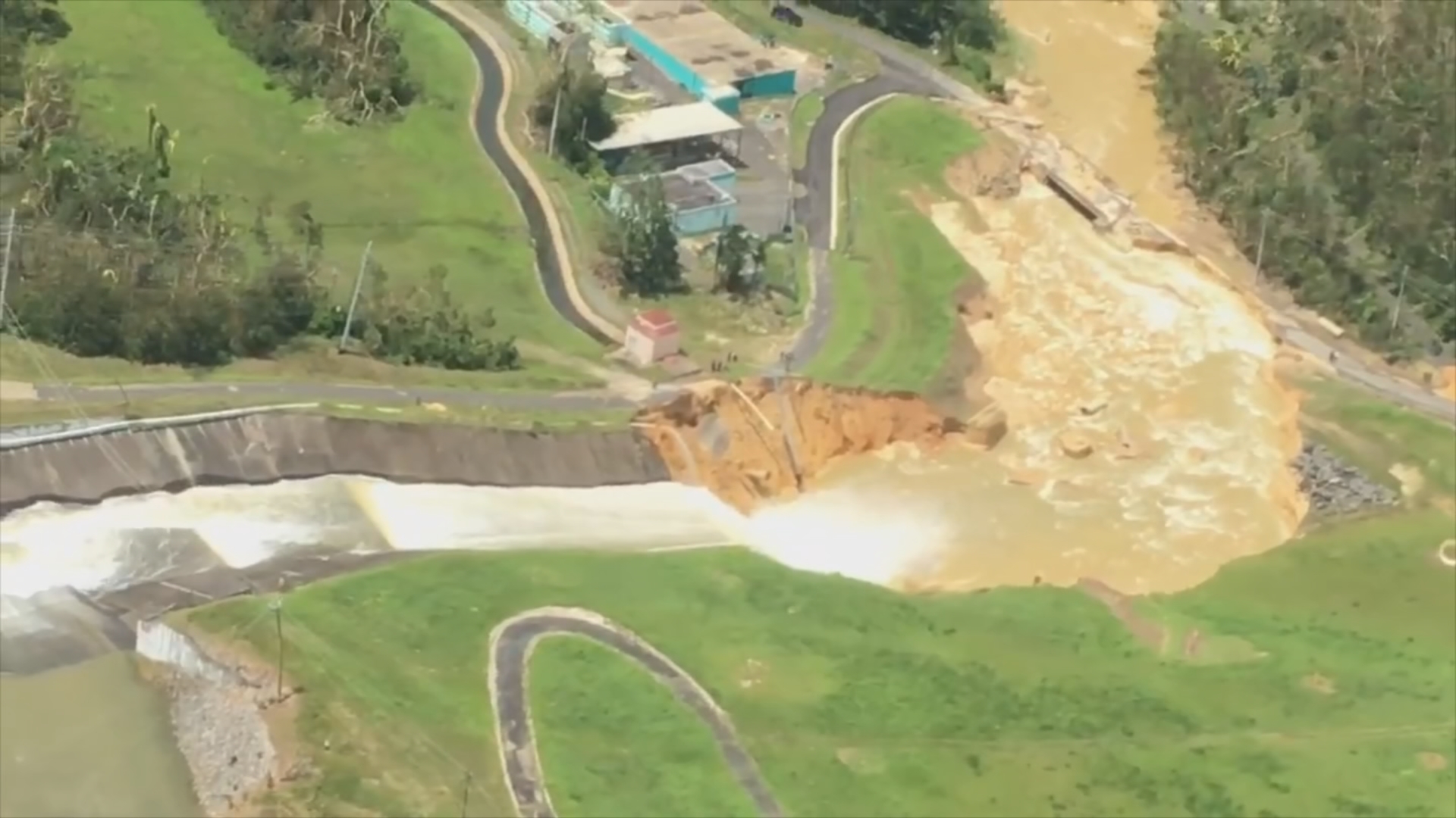 Estos son los daños que muestra la represa de Guajataca en Puerto Rico ...