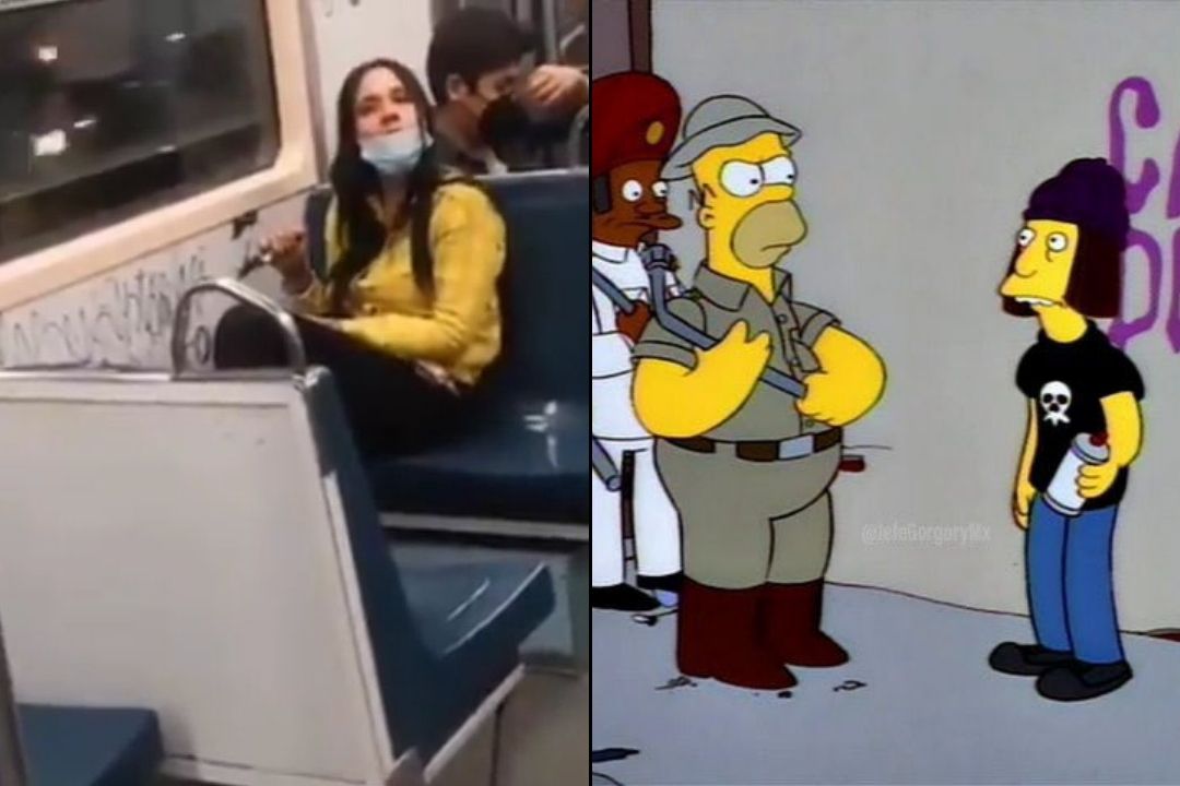 Lady Rayones, la mujer que se volvió viral por rayar el metro y llenó ...