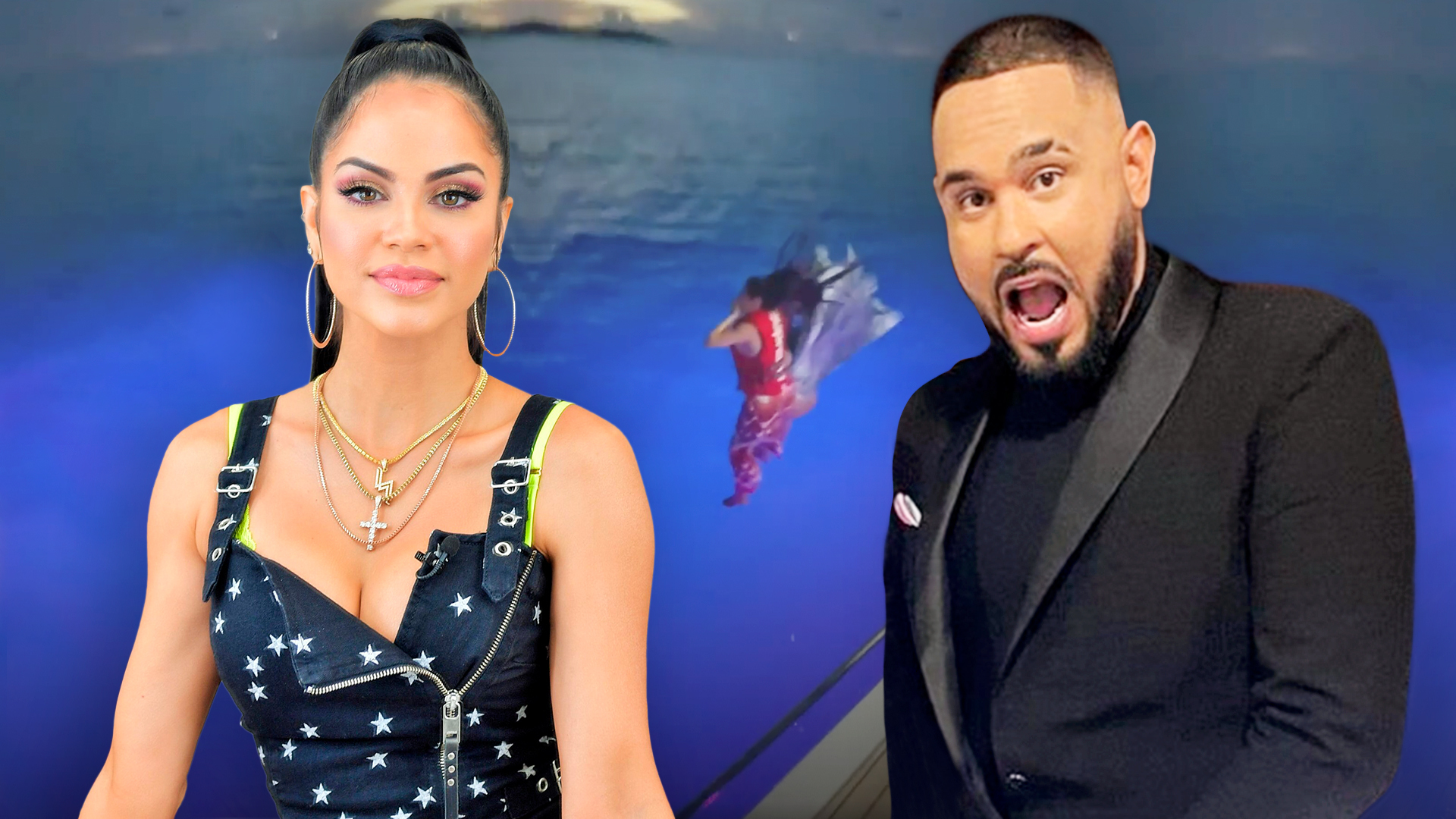 Natti Natasha superó sus miedos y se aventó al mar en la noche, pero Raphy Pina cree que lo hizo ...