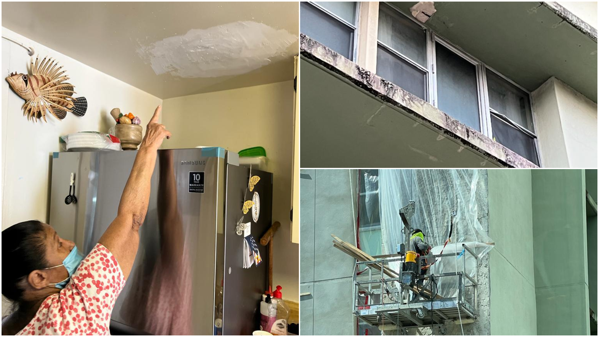 Filtraciones de agua y deterioro, las condiciones de un edificio de bajos recursos en Miami-Dade ...