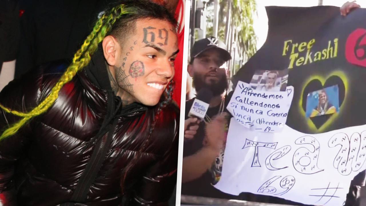 Liberan a Tekashi en medio de un fuerte dispositivo de seguridad y la ...