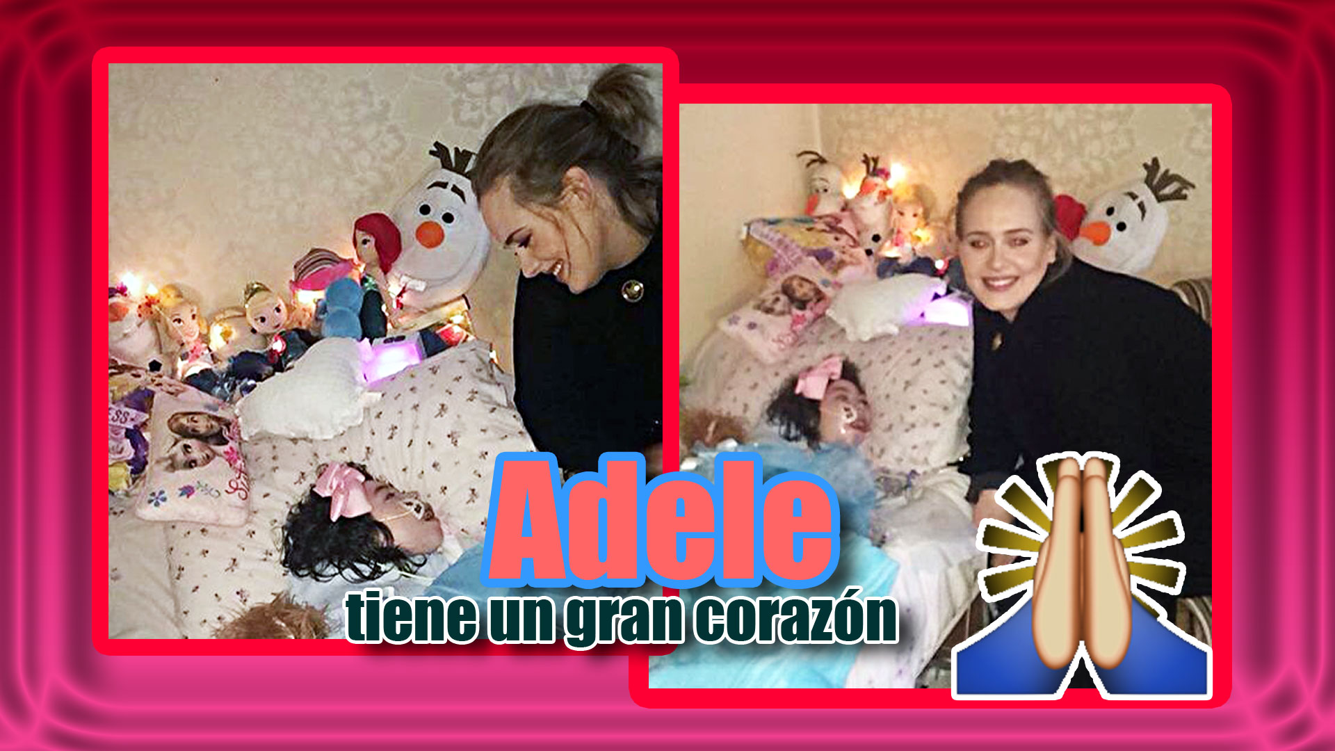 GYF digital: Adele mostró su gran corazón y visitó a una fan con una ...