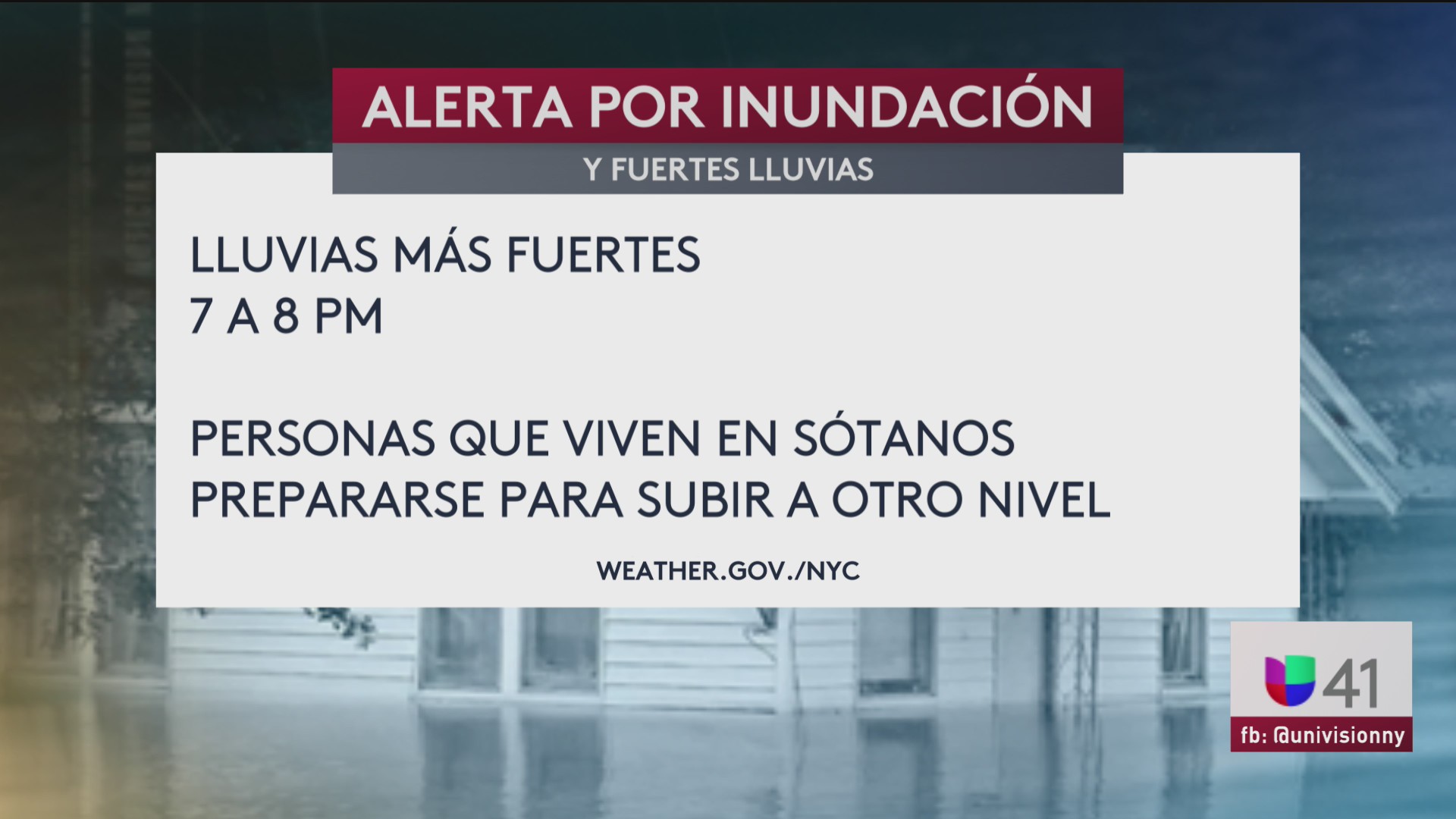 BREAKING NEWS: Alerta en Nueva York por inundaciones repentinas hasta la mañana del lunes 10 de ...