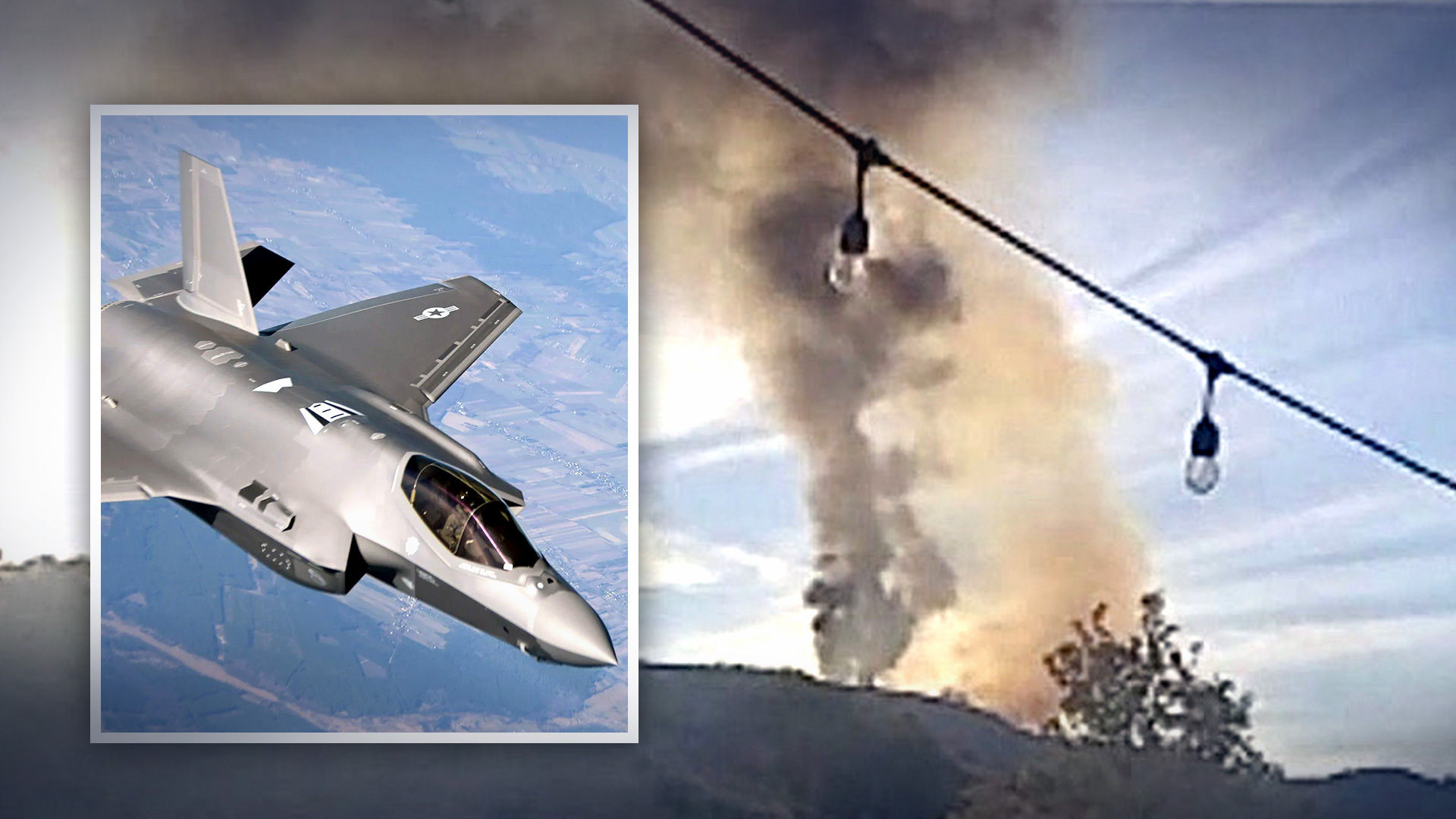 Avión F35 de la Fuerza Aérea se estrella en Hill Air Force Base, Utah ...