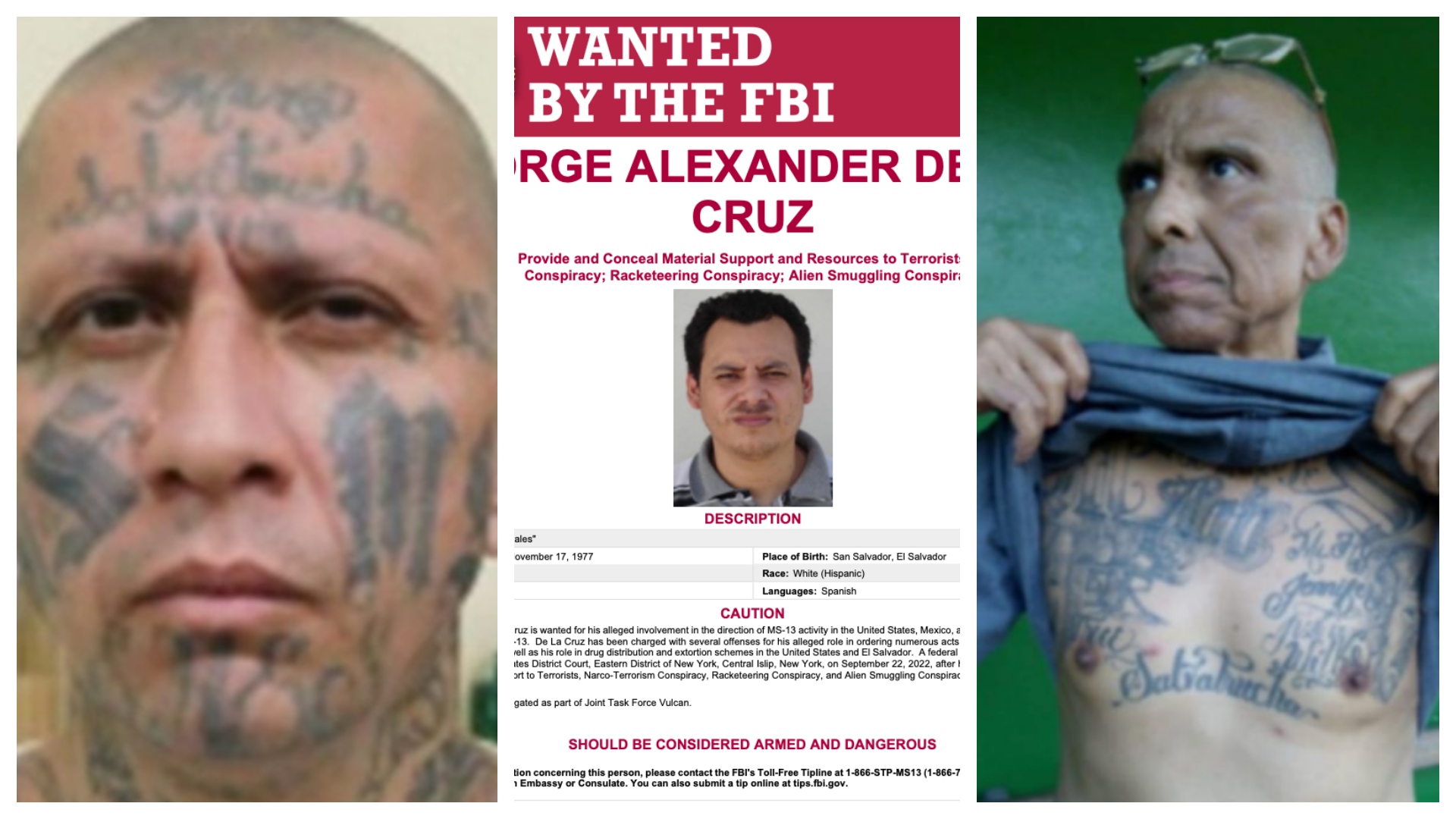 10 presuntos líderes de la MS-13 están en la lista de los más buscados ...