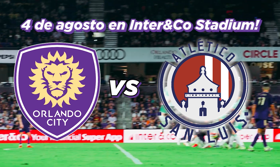 Partido de Orlando City contra Atletico San Luis este 3 de agosto ...