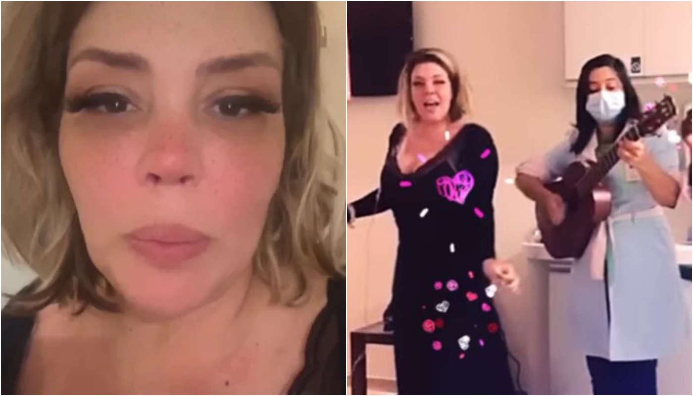 Simony emocionou ao cantar "Balão Mágico" durante internação: vídeos ...