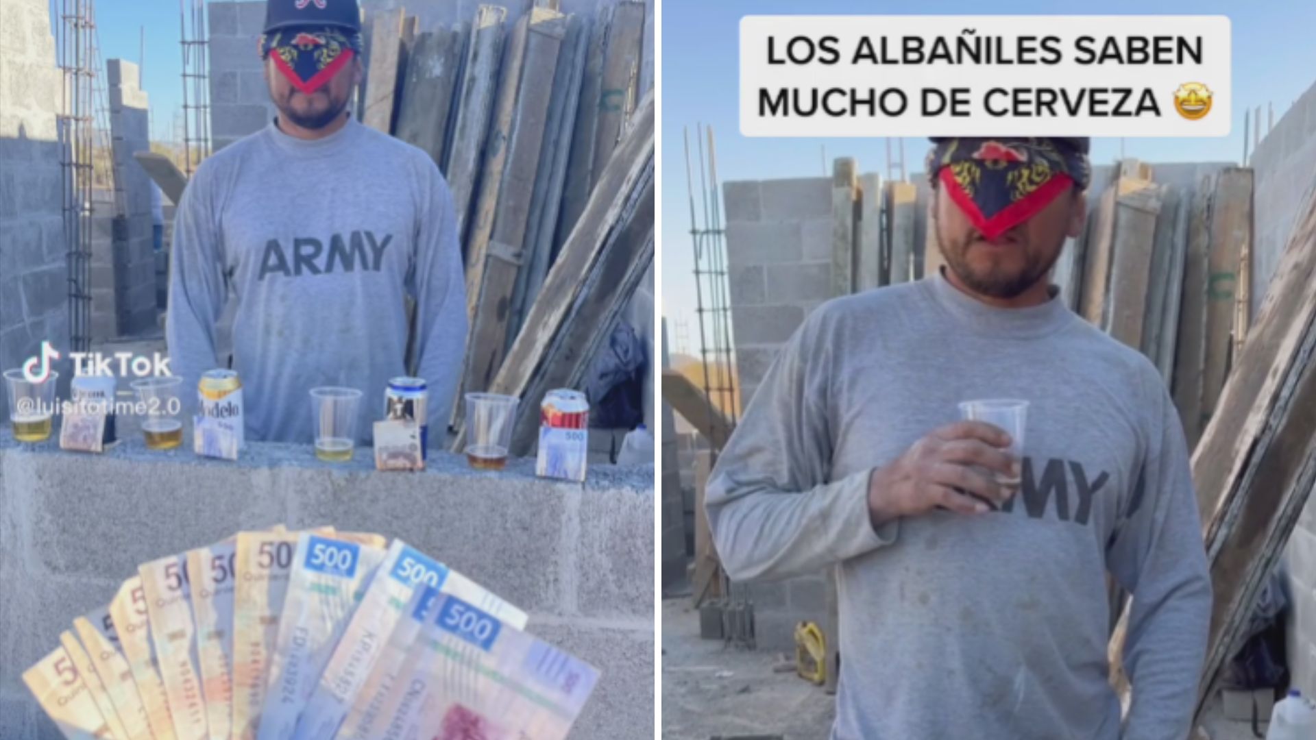 Albañil adivinó todas las marcas de cerveza que le dieron a probar con ...